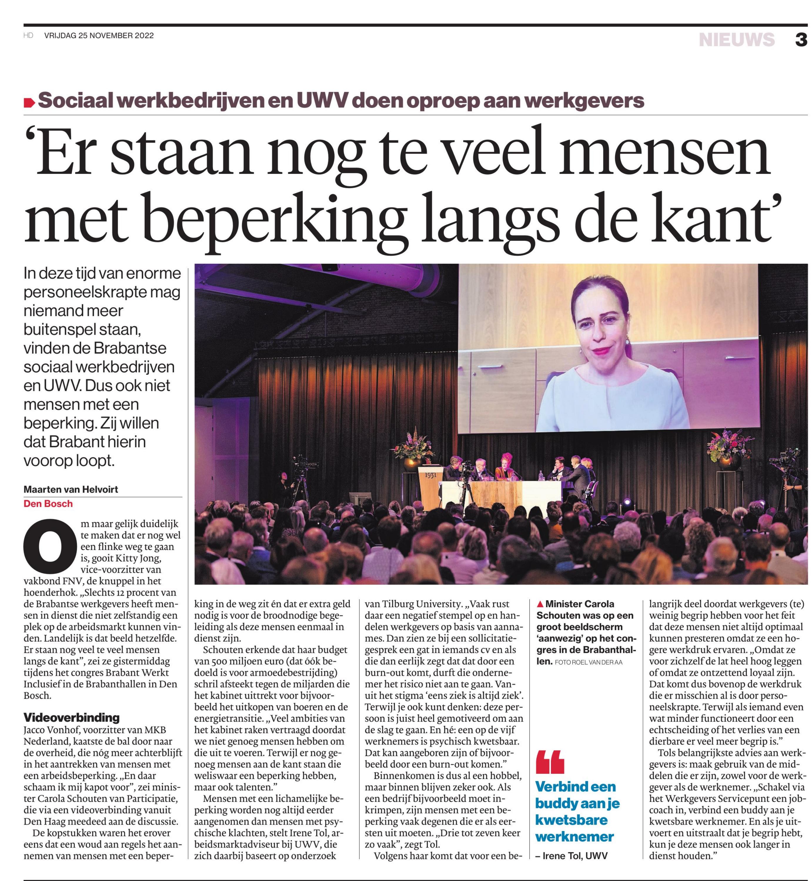 Er staan nog te veel mensen met beperking langs de kant by IBN - Issuu