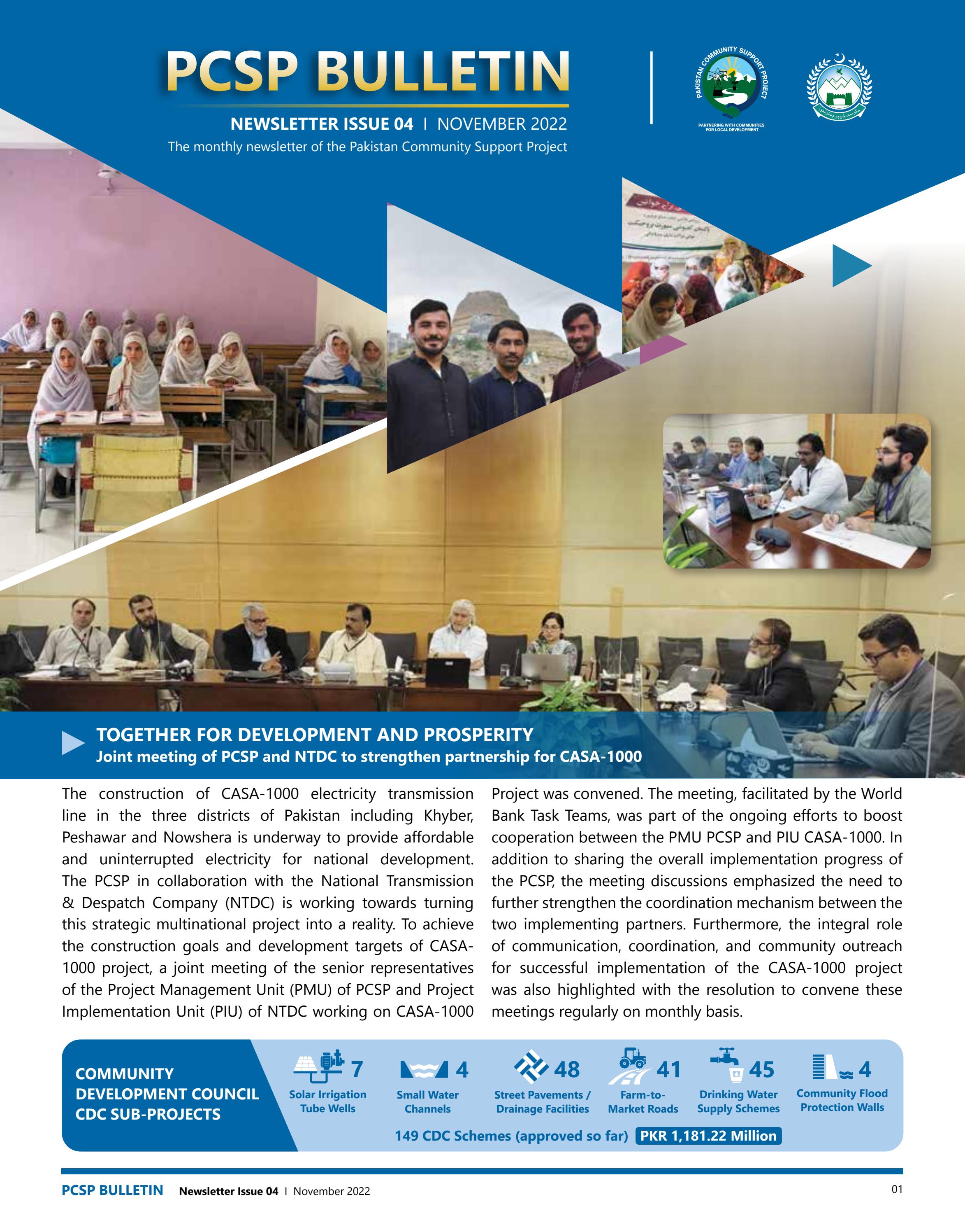 PCSP Bulletin November 2022 Edition by Pakistan Community Support ...