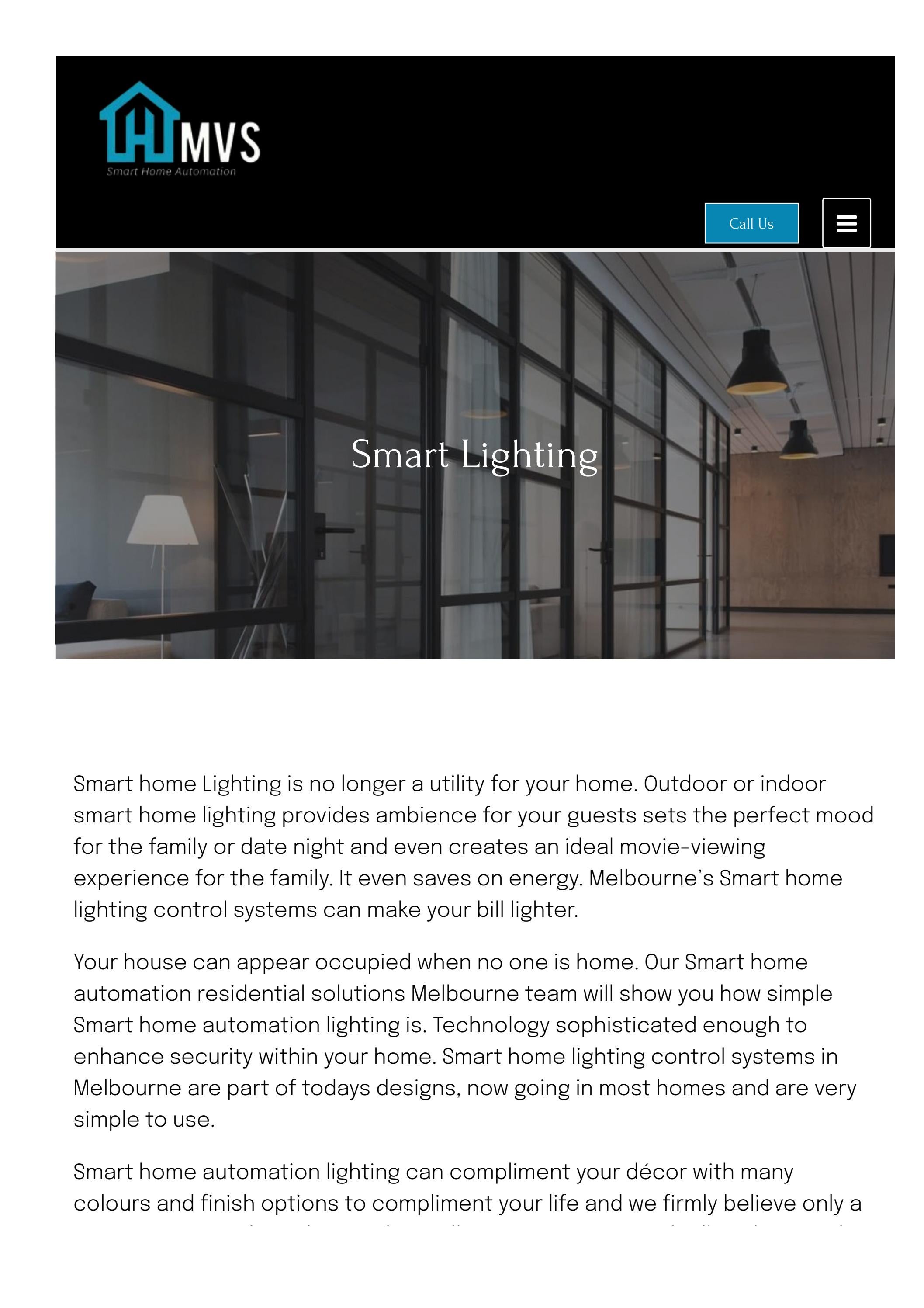 Smart Lighting Home Automation by MVS Melbourne - Issuu