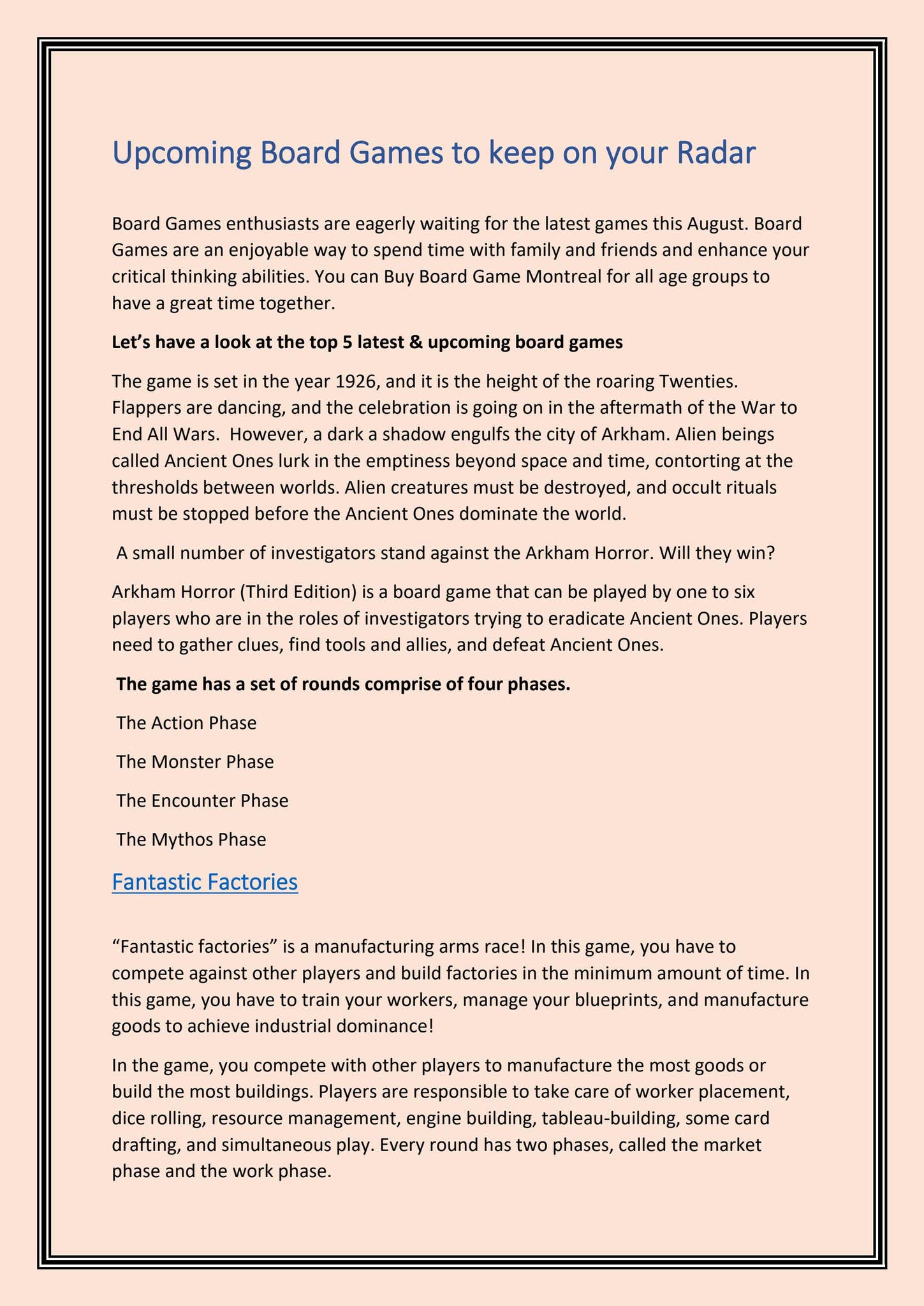 Upcoming Board Games to keep on your Radar by BoardGamesNMore - Issuu