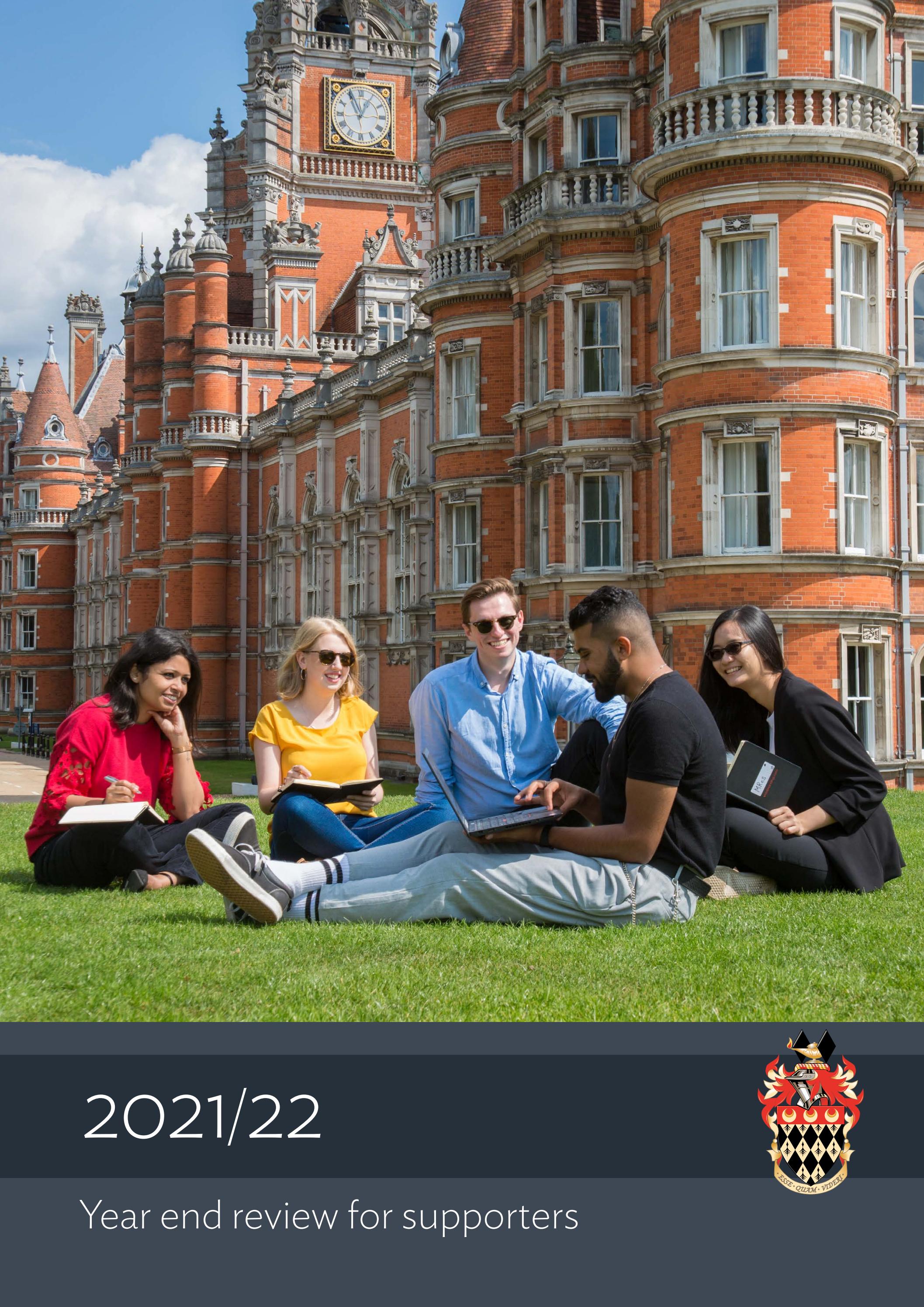 Year End Review 2022 by Royal Holloway, University of London - Issuu