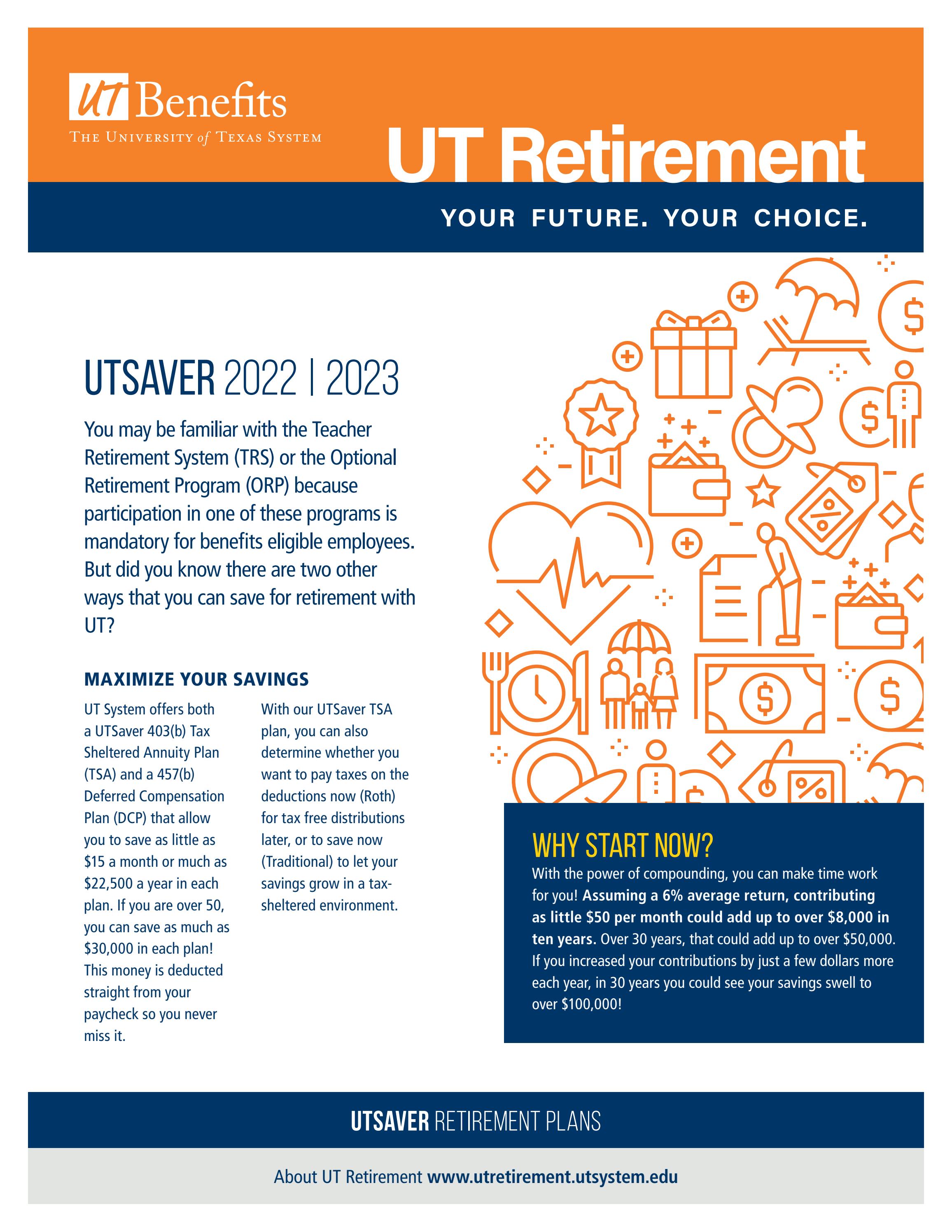 2022-2023 UTSaver Retirement Plans: The Best Value by UT System Office ...