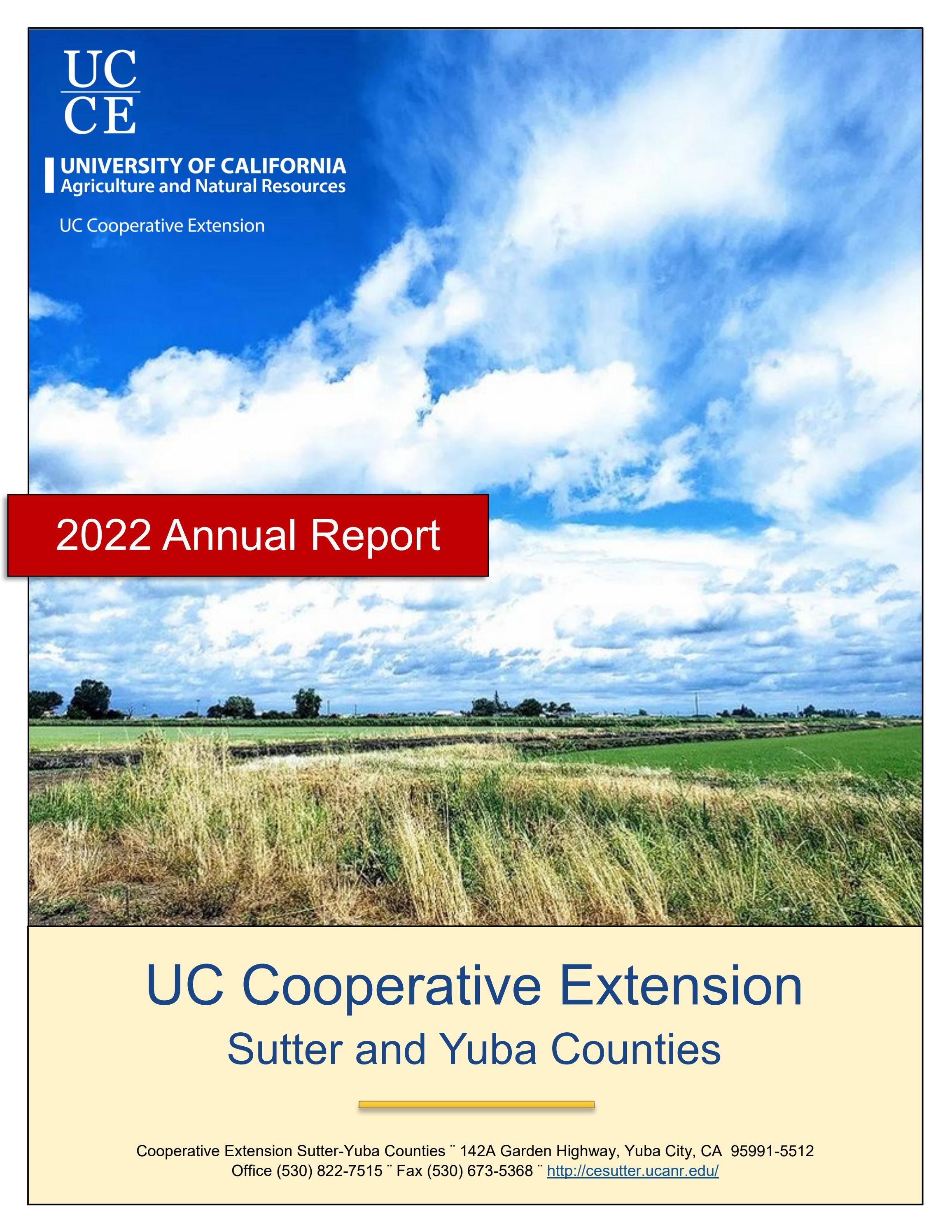 2022 Sutter-Yuba UCCE Annual Report by UnversityofCalifornia4-H - Issuu