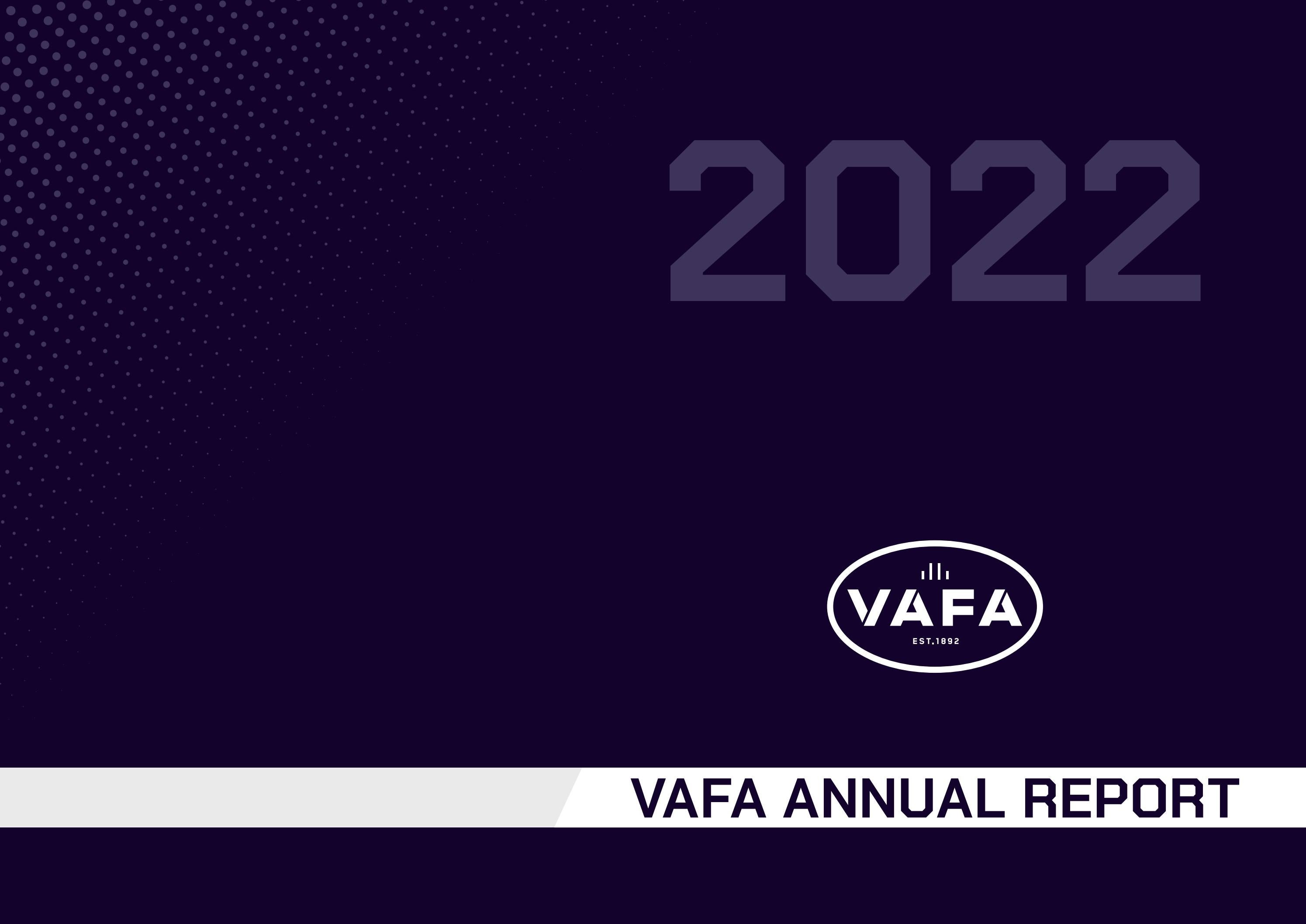 2022 VAFA Annual Report by VAFA Media - Issuu