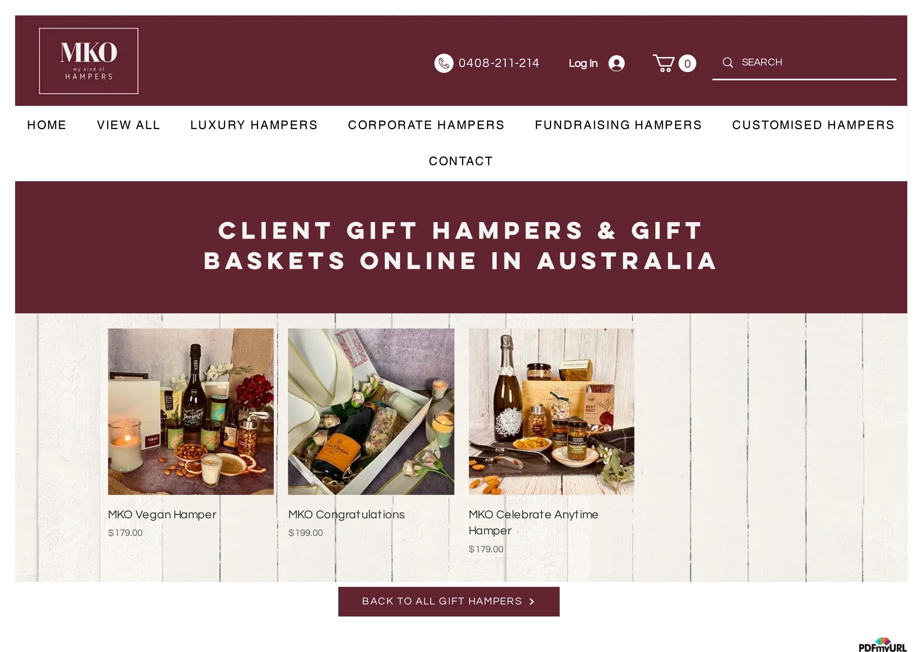 Buy Client Gift Hampers Online in Australia by Mko Hampers - Issuu