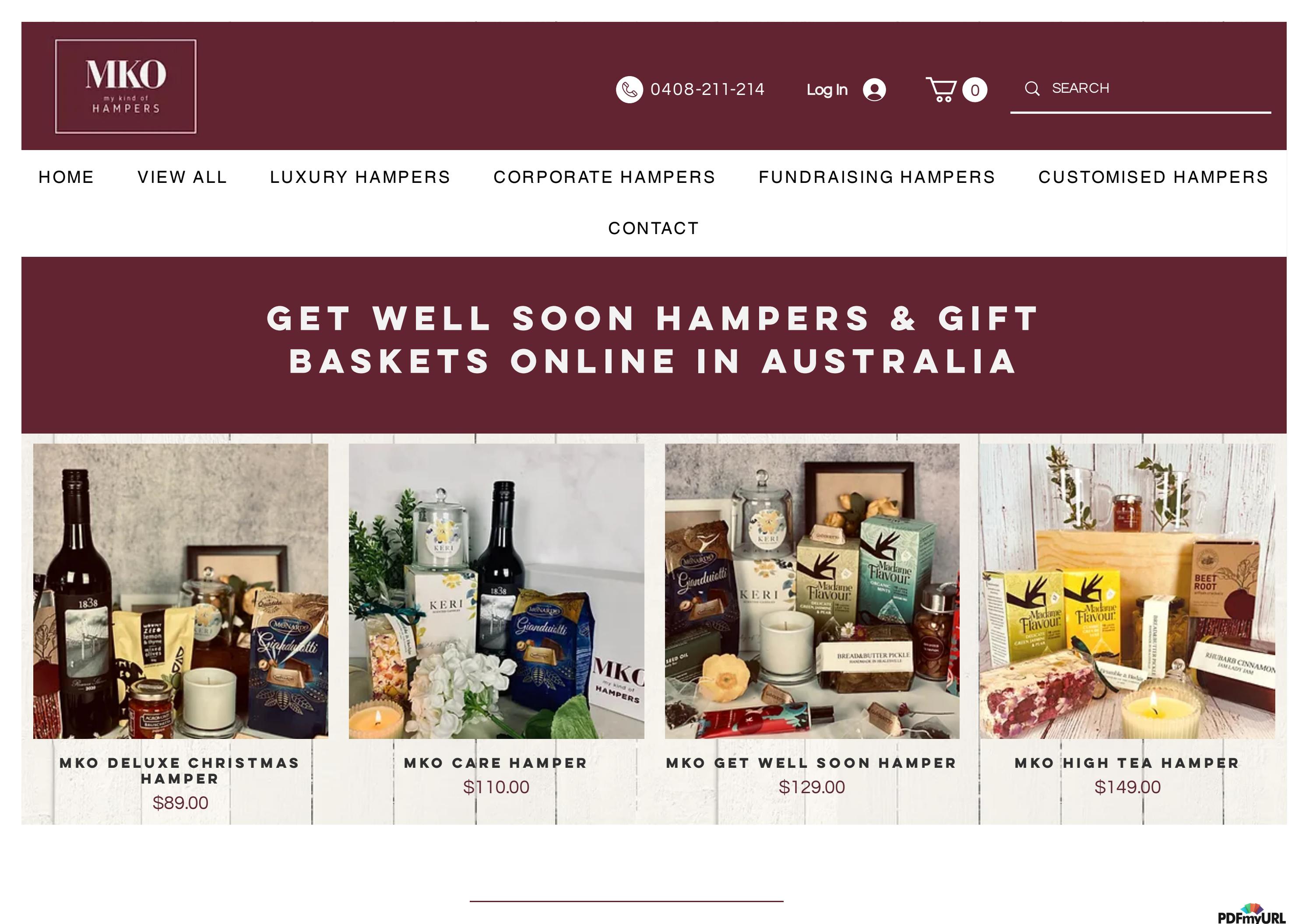 Buy Get Well Soon Hampers Online in Australia by Mko Hampers - Issuu