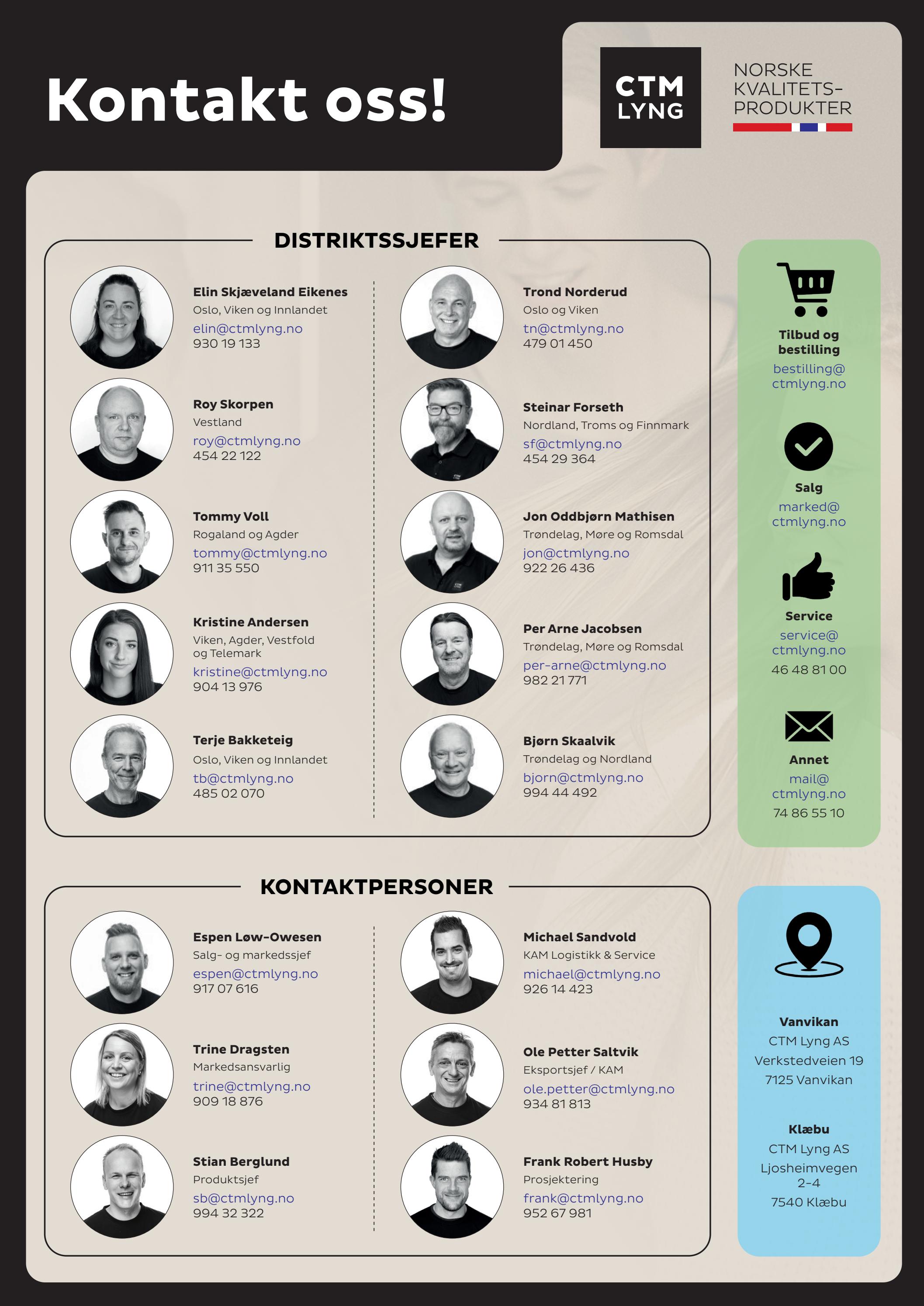Kontakt oss by CTM Lyng - Issuu