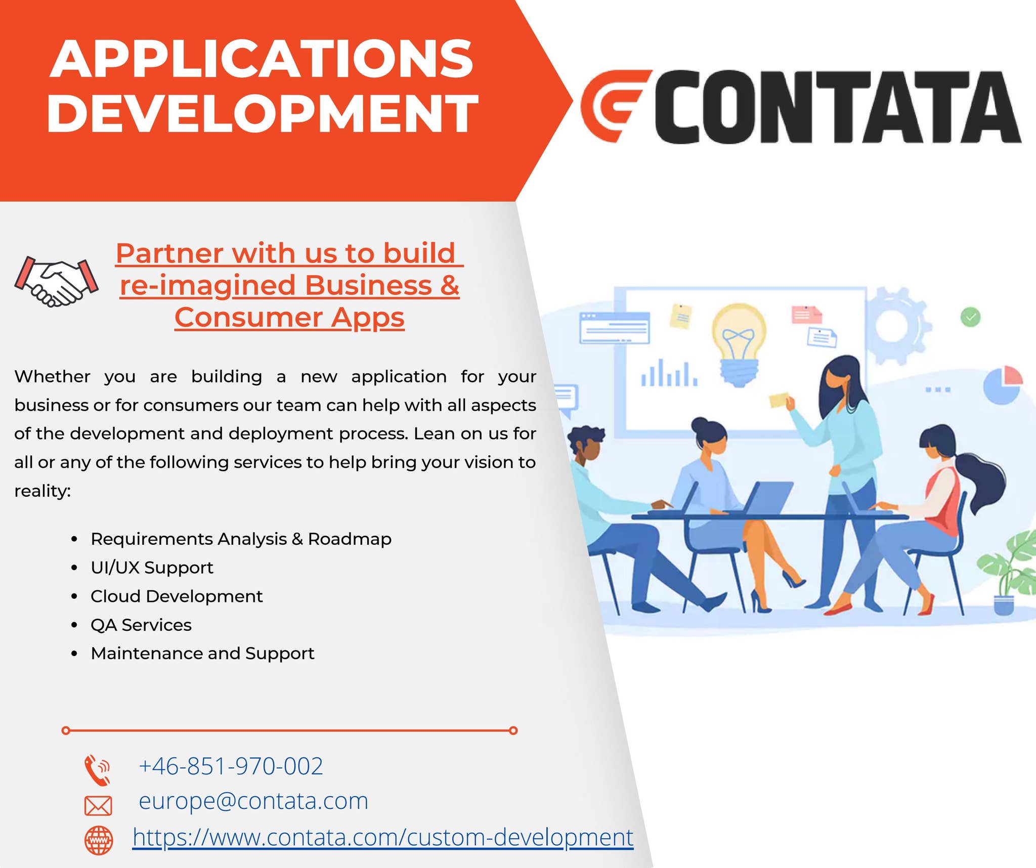 Partner with us to build re-imagined business and consumer apps-Contata ...