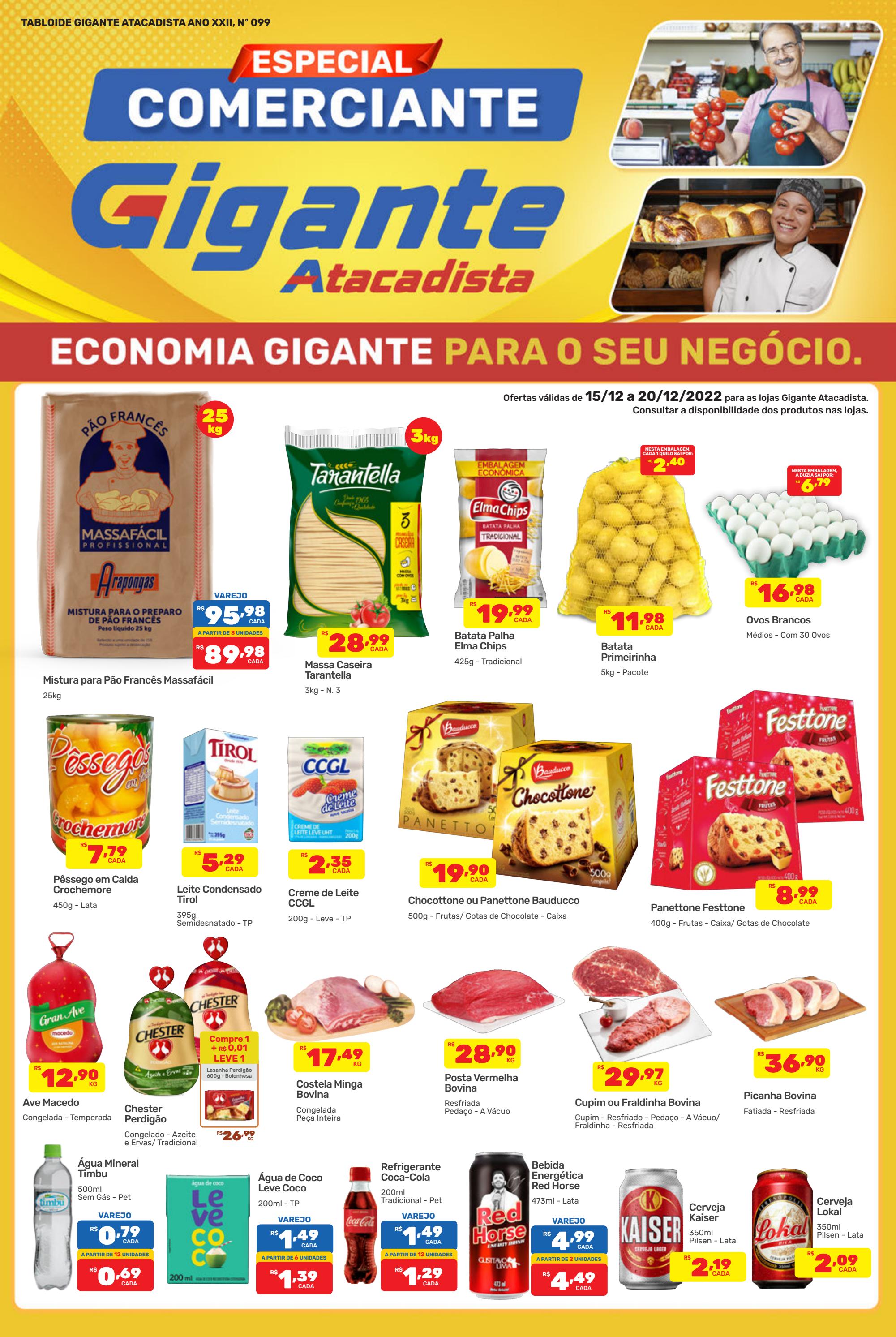 Ofertas imbatíveis do Especial Comerciante Gigante Atacadista. Ofertas ...