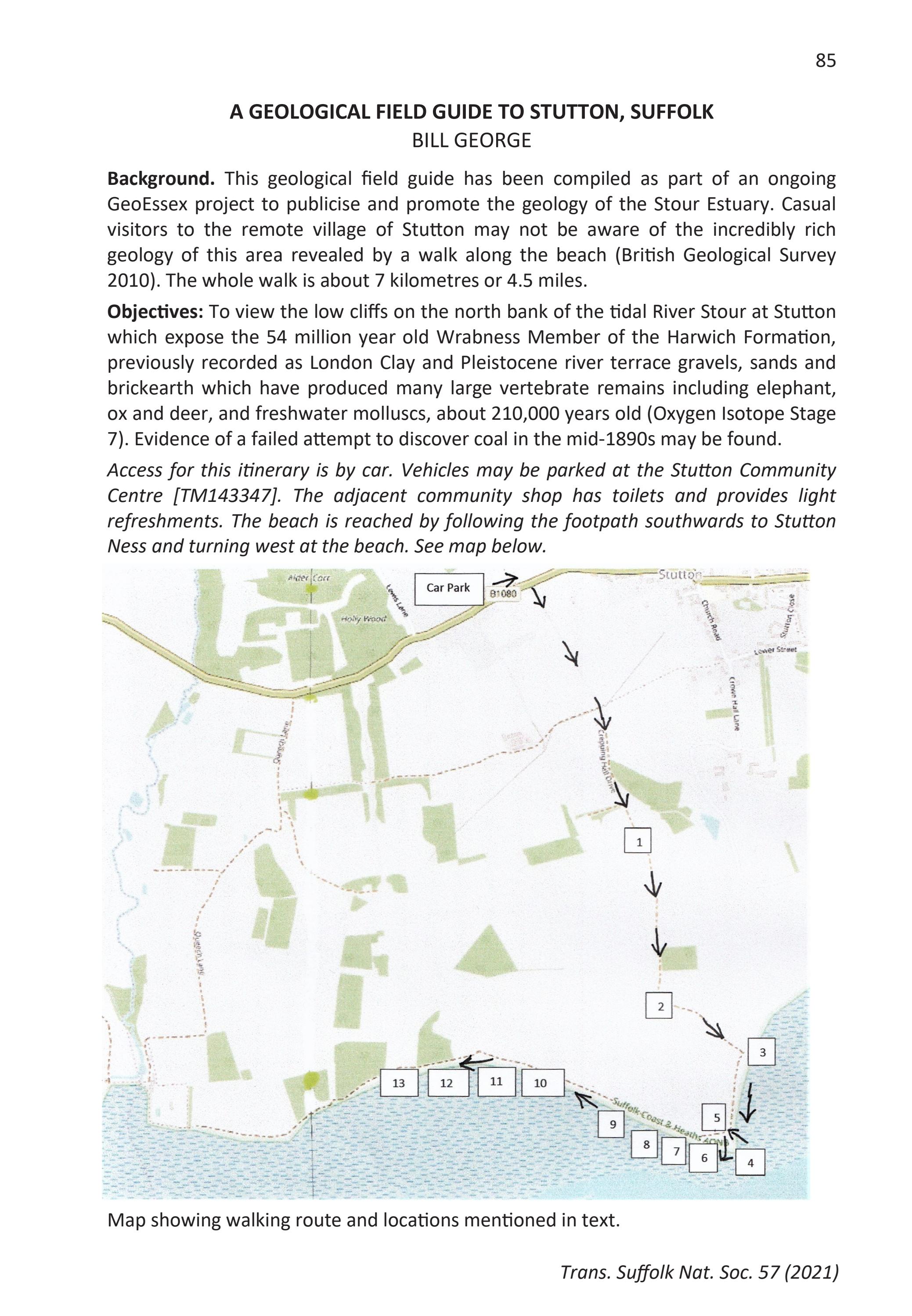 A Geological Field Guide to Stutton, Suffolk – Bill George by Suffolk ...