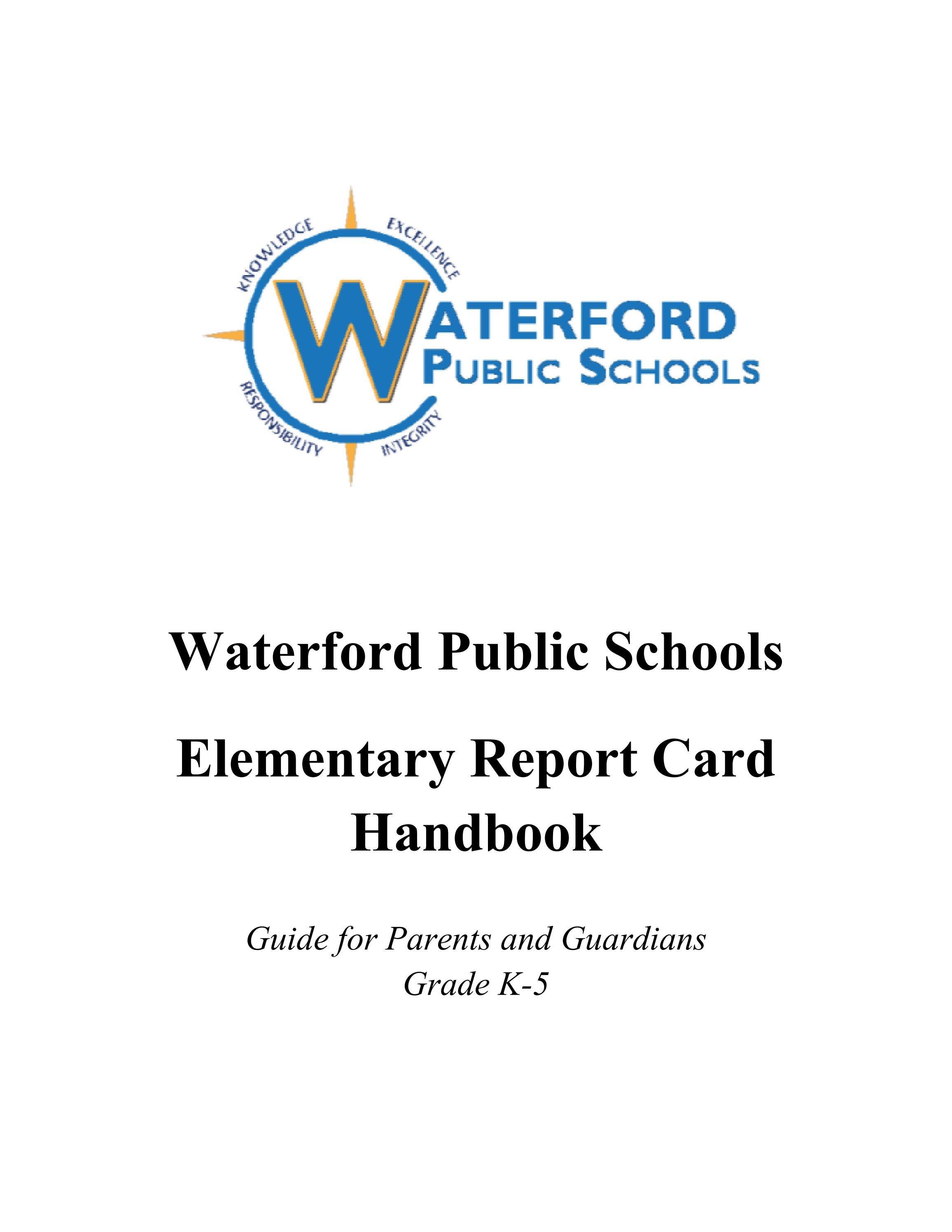 WPS Report Card Handbook by Waterford Public Schools - Issuu