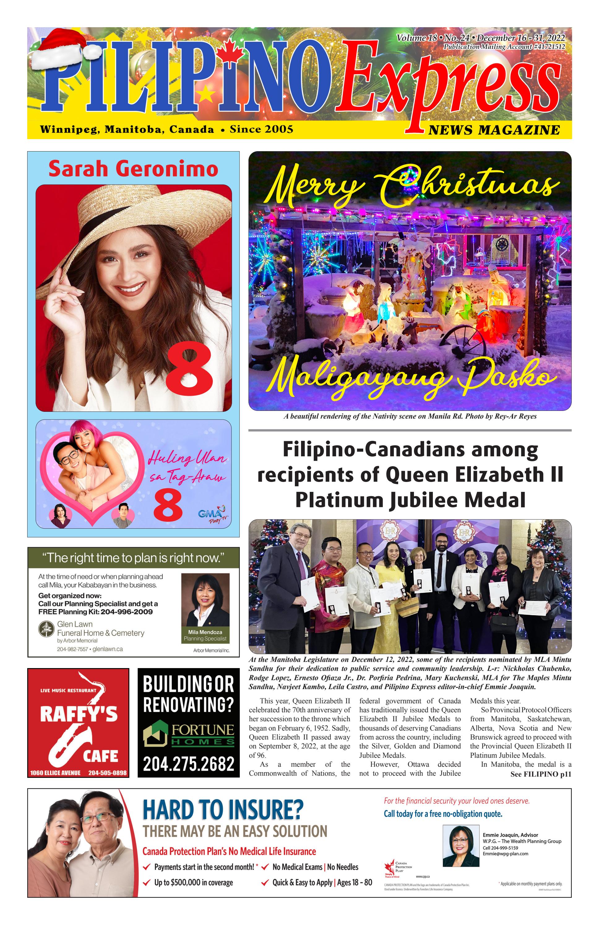 Pilipino Express • Dec 16 2022 by Pilipino Express News Magazine - Issuu