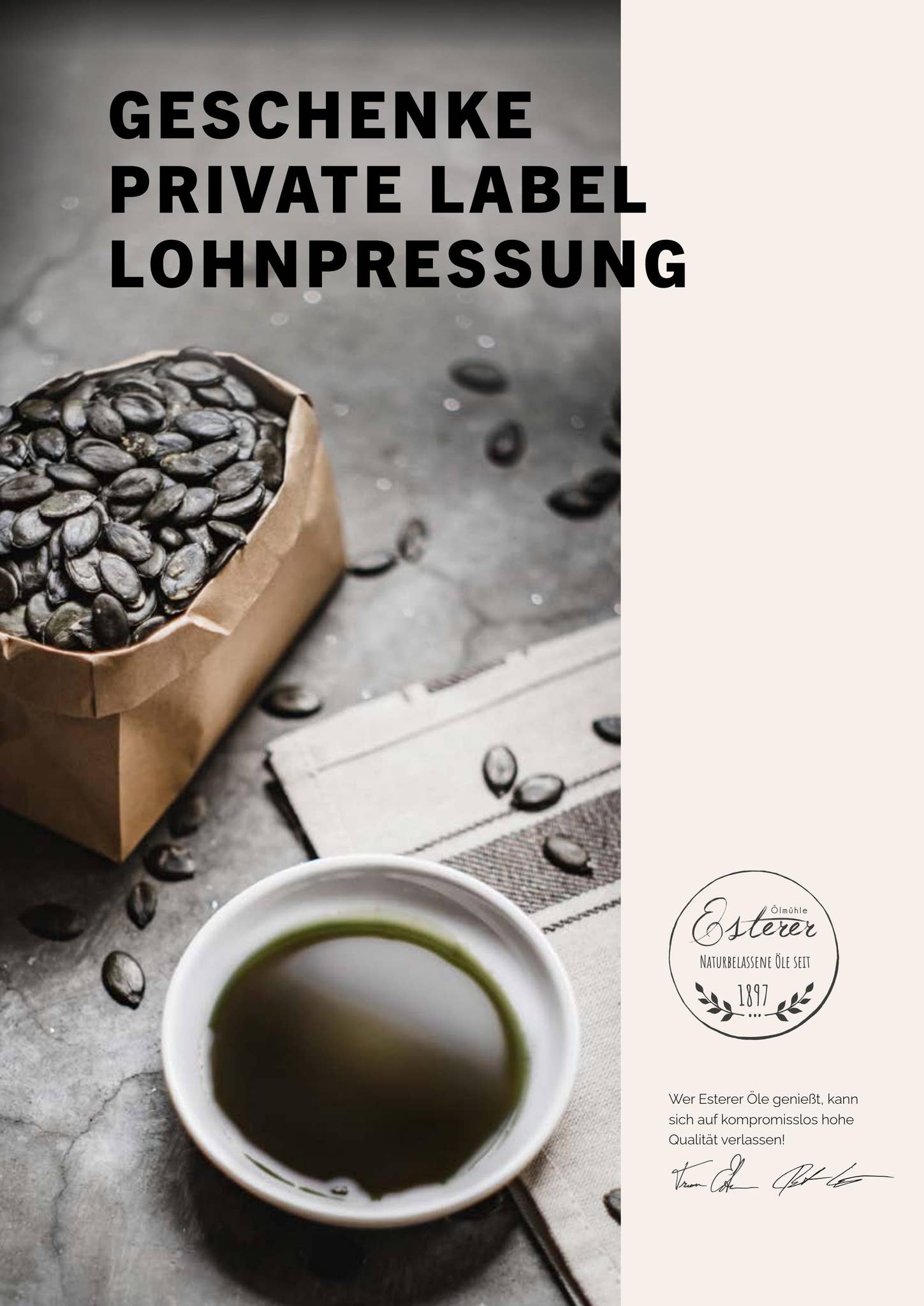 Ölmühle Esterer - Private Label Katalog by nicole.sauseng - Issuu