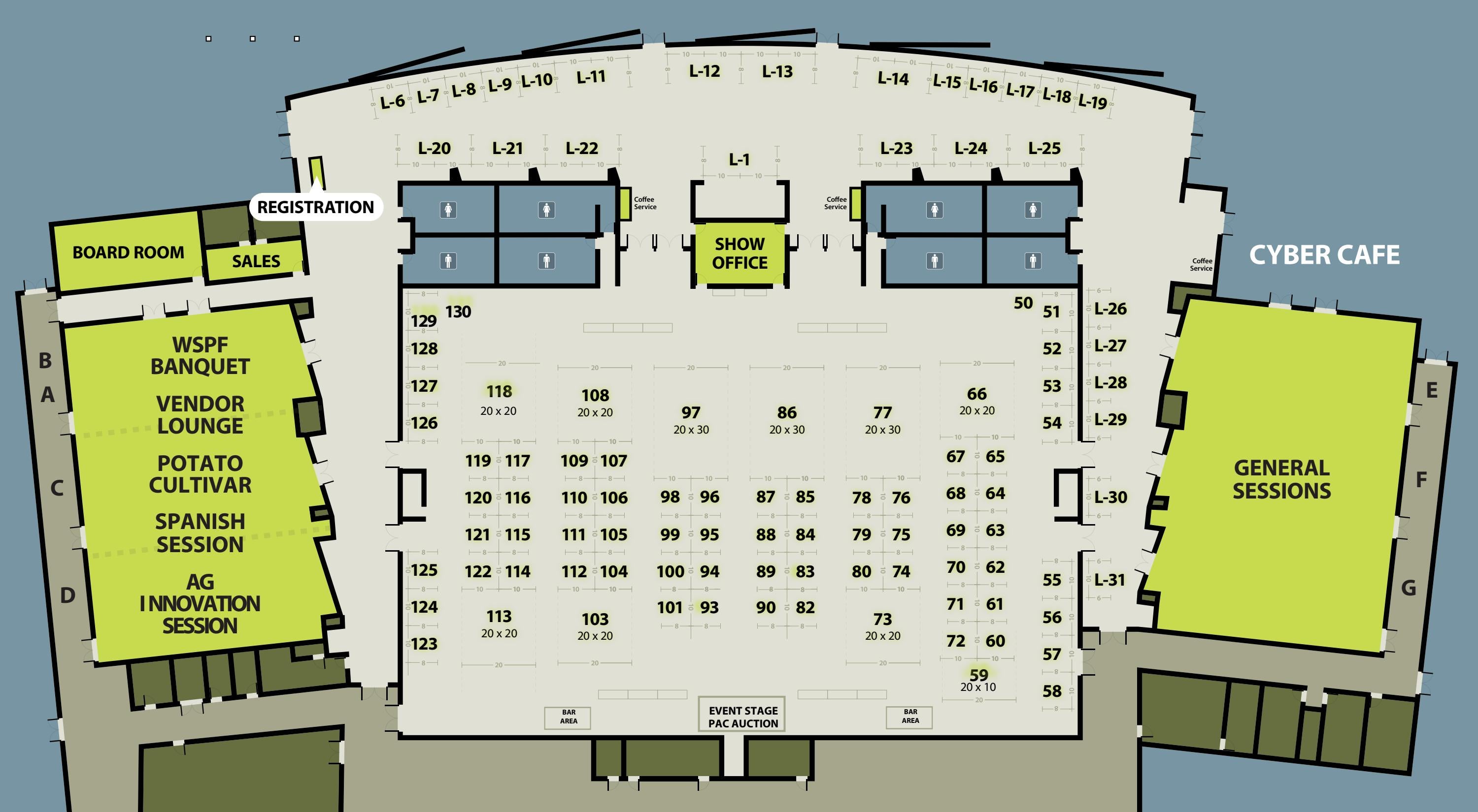 Three Rivers Convention Center Map 2023 by wa-potatoes - Issuu