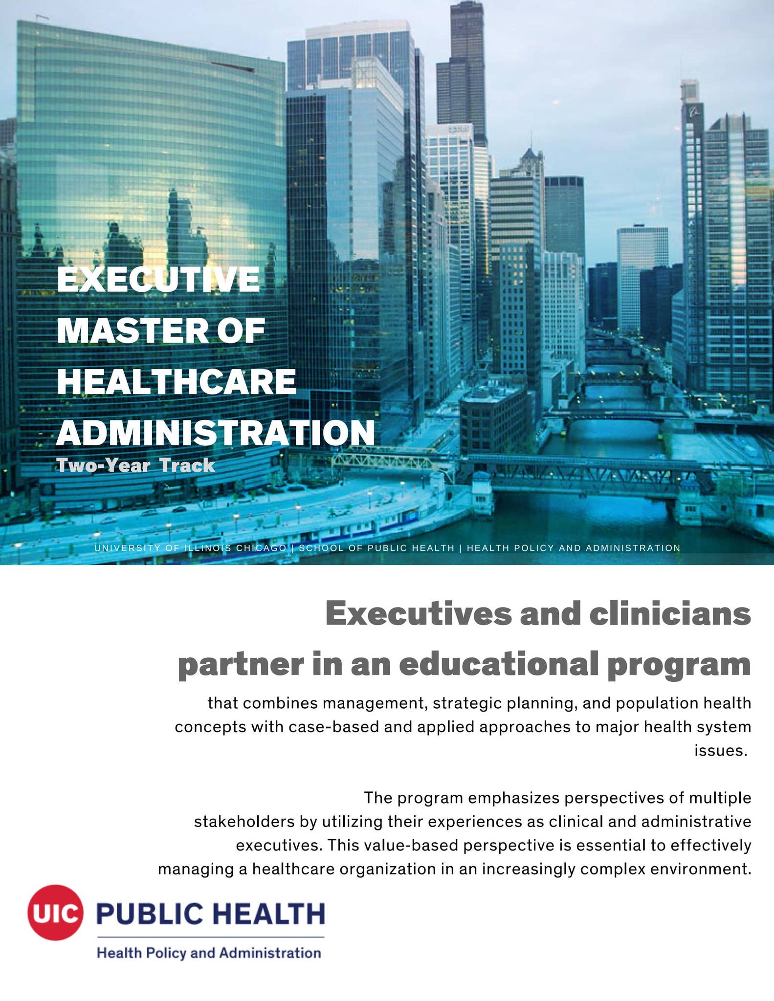 Executive Master of Healthcare Administration by UIC Health Policy and ...