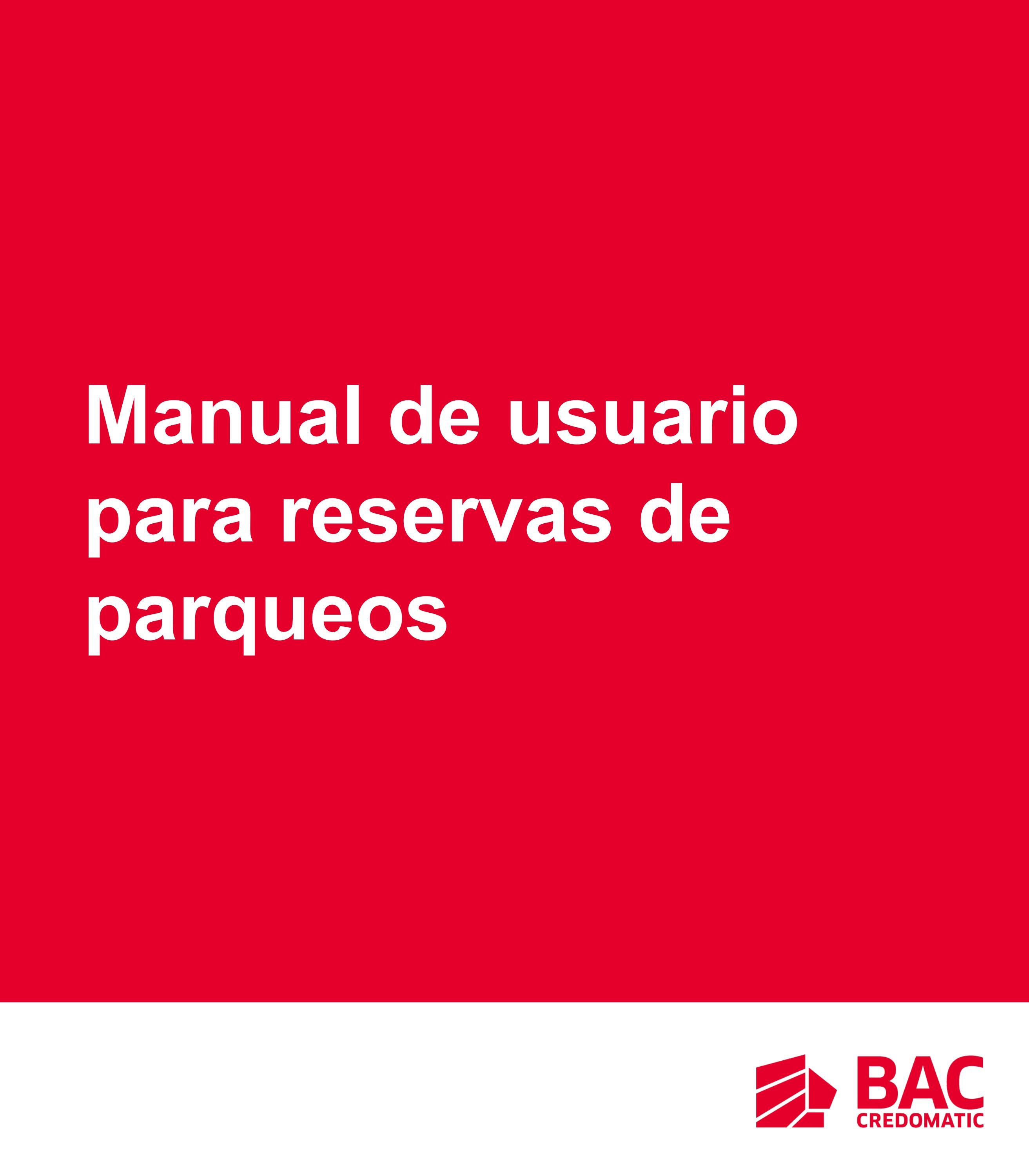 Manual de usuario Reserva de parqueos by Comunicación Interna - Issuu