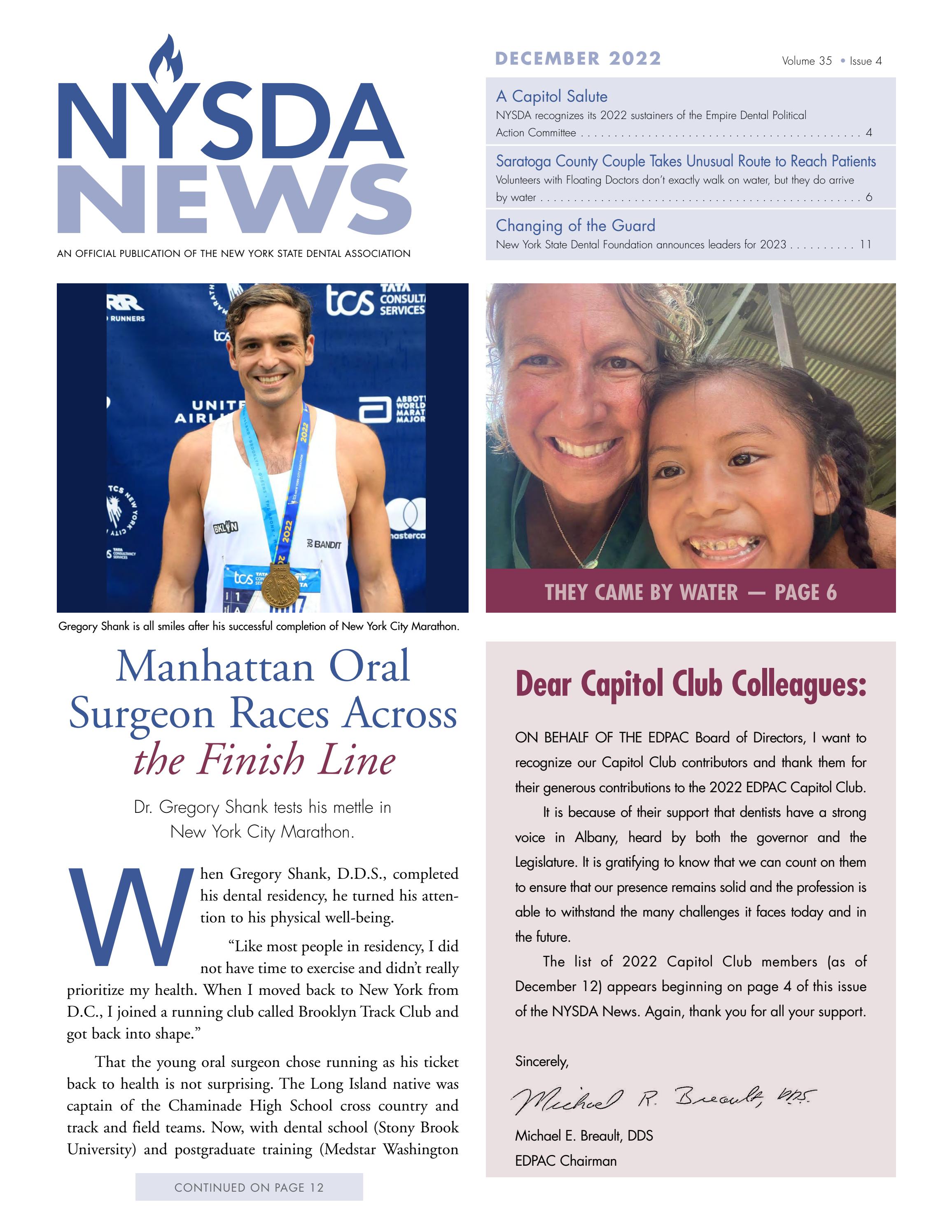 NYSDA News December 2022 by New York State Dental Association - Issuu