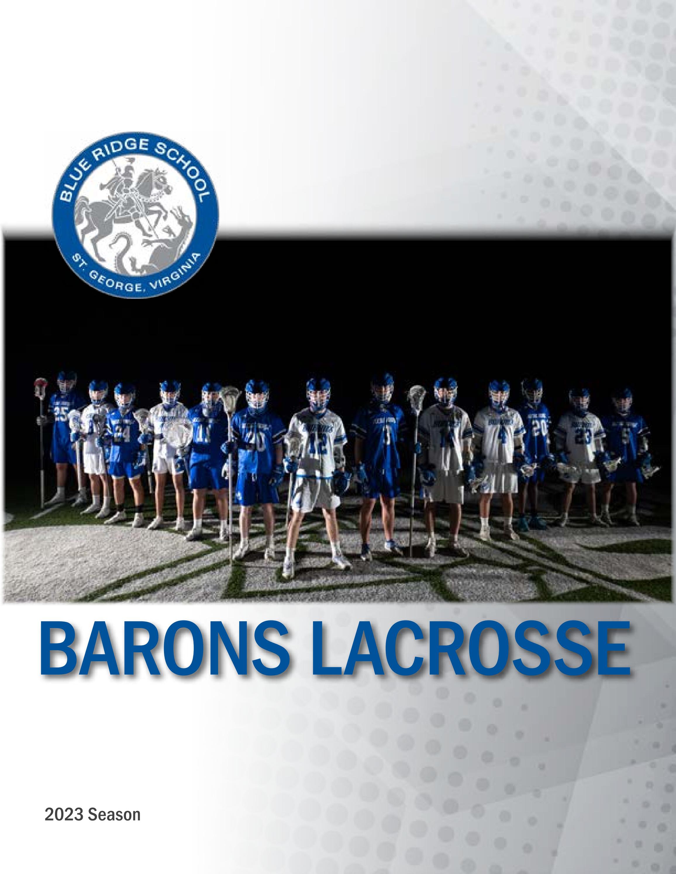 22/23 Varsity Lacrosse Press Guide by Blue Ridge School - Issuu