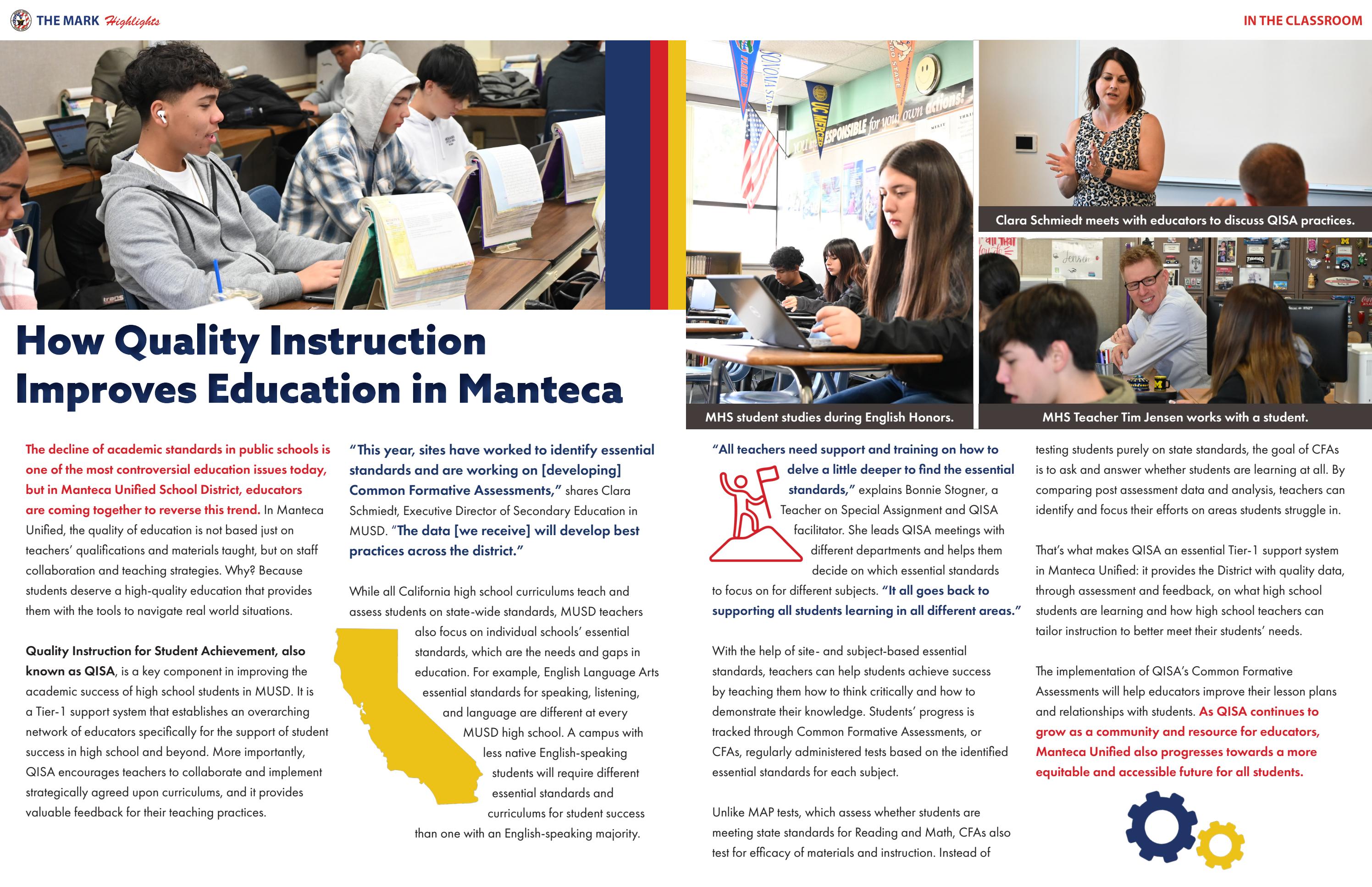 How Quality Instruction Improves Education in Manteca by Manteca ...