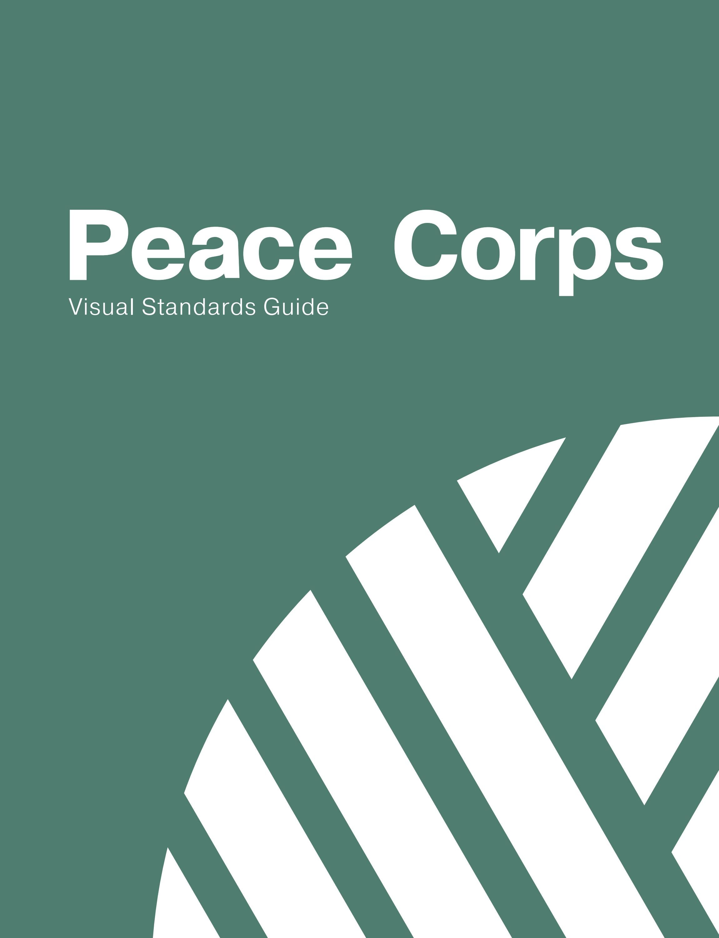 GR604 Student Project (Peace Corps) - The Visual Standards Guide by ...