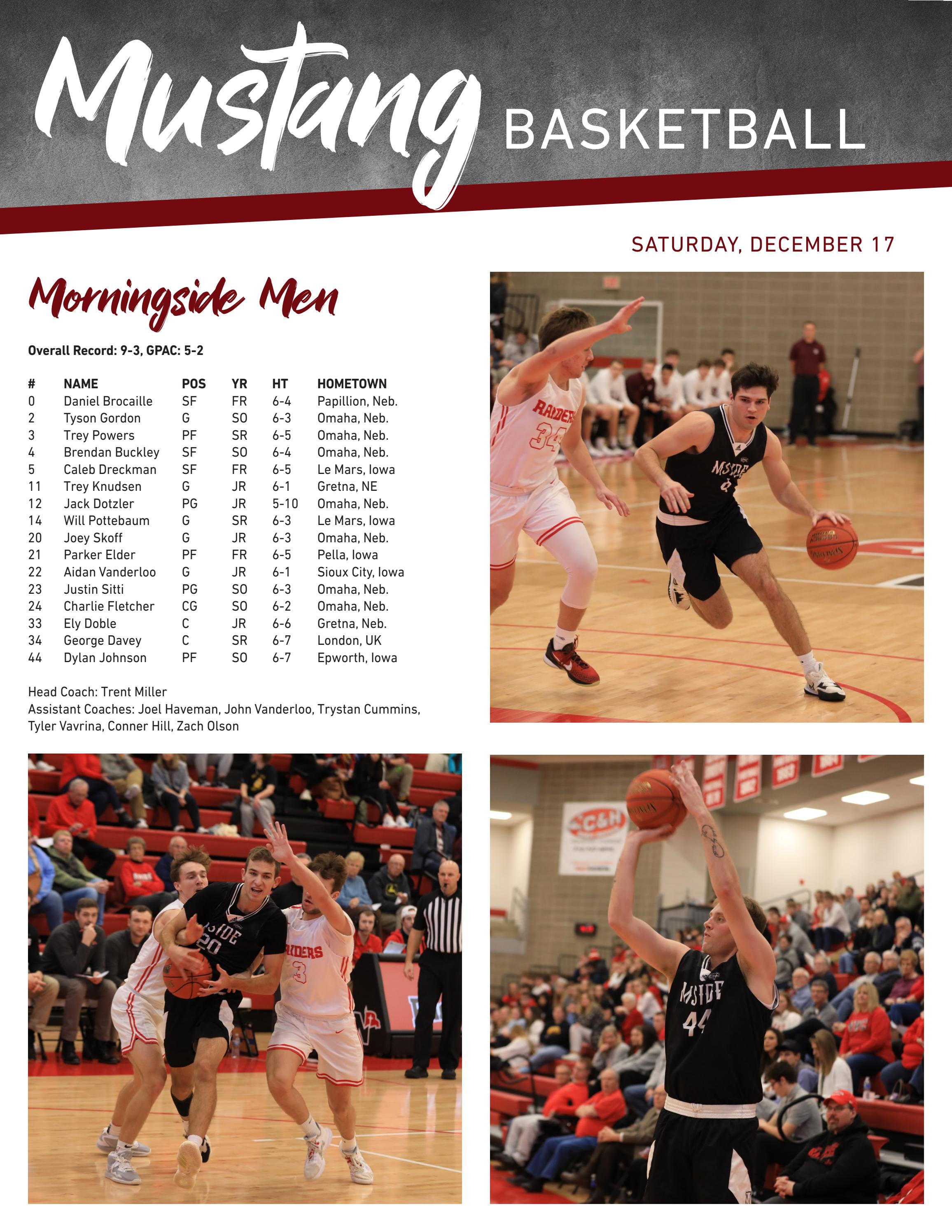 Basketball Game Day Program - Bellevue 12/17/2022 by Morningside ...