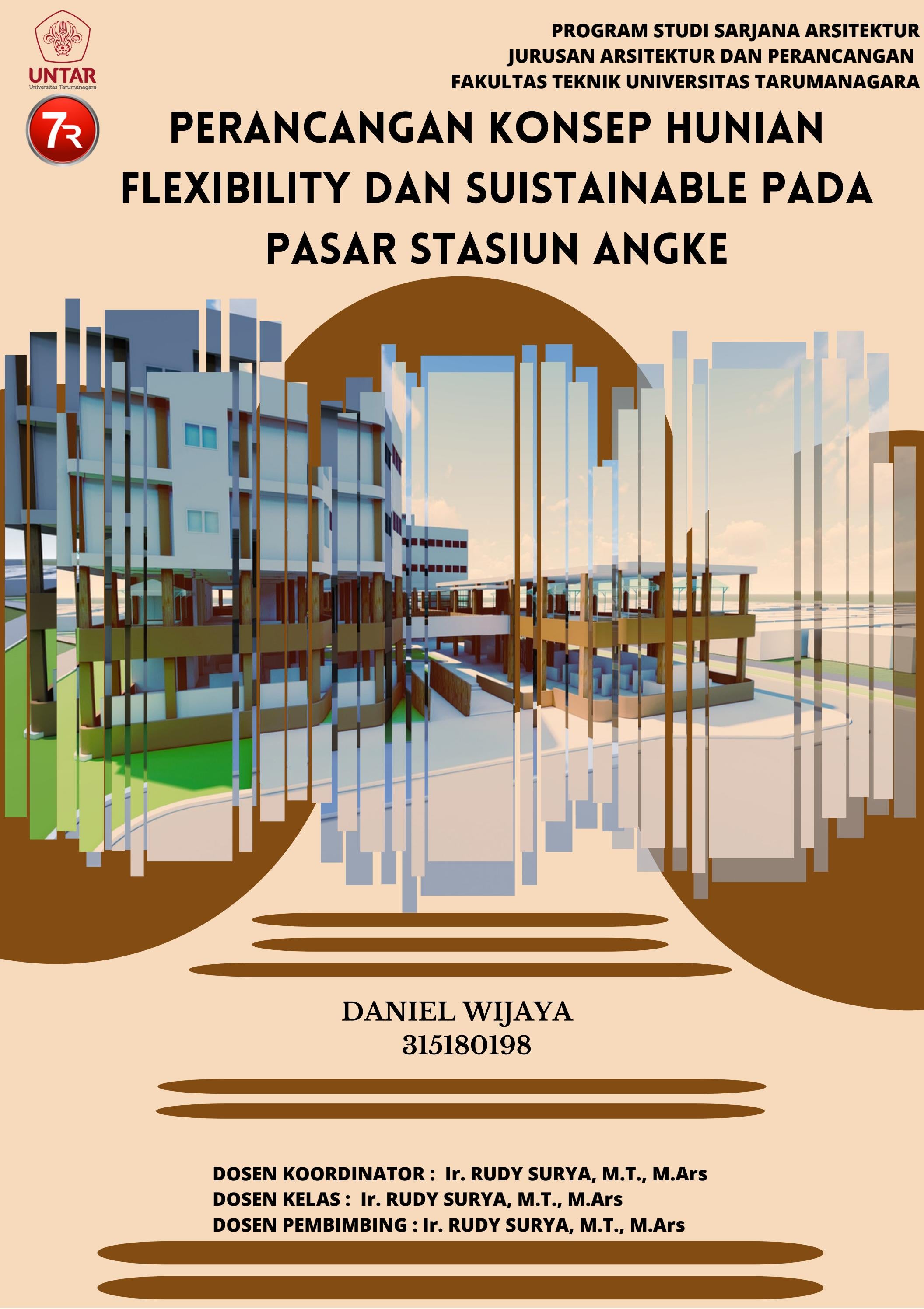 PERANCANGAN KONSEP HUNIAN FLEXIBILITY DAN SUISTAINABLE PADA PASAR ...