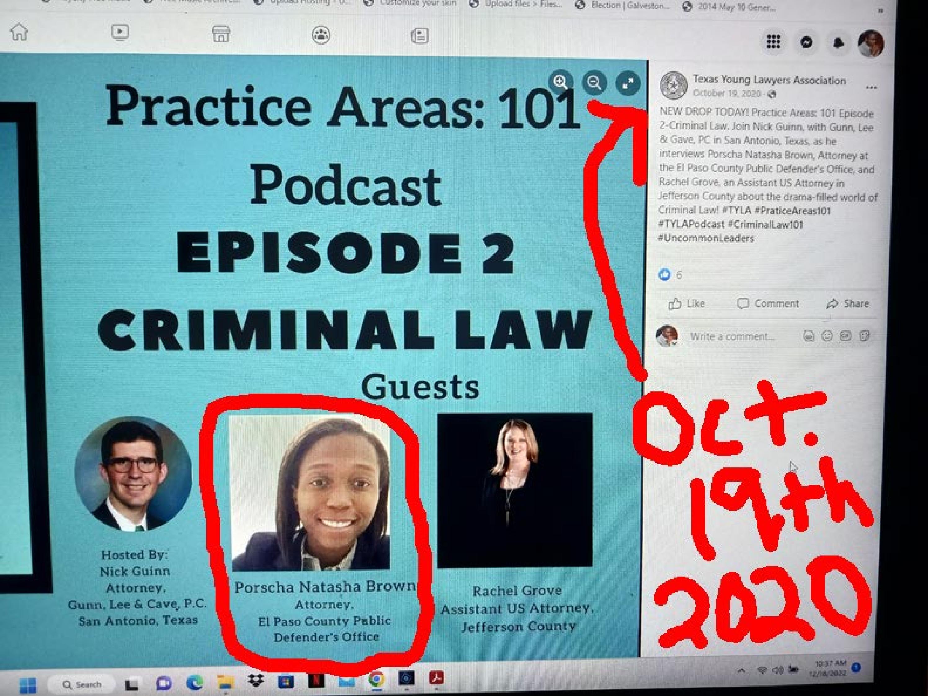 Porscha Natasha Brown, Attorney for El Paso County Public Defender's ...