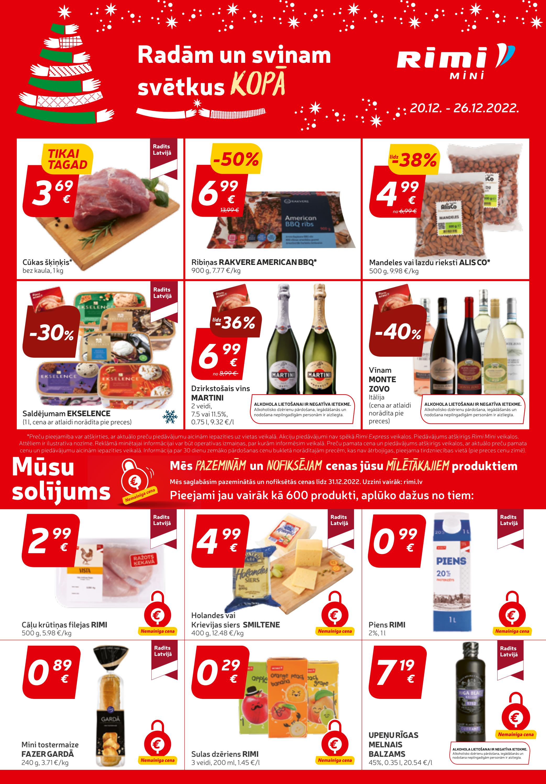 Rimi Mini Akcijas Buklets Un Atleides No 20191120 Uz