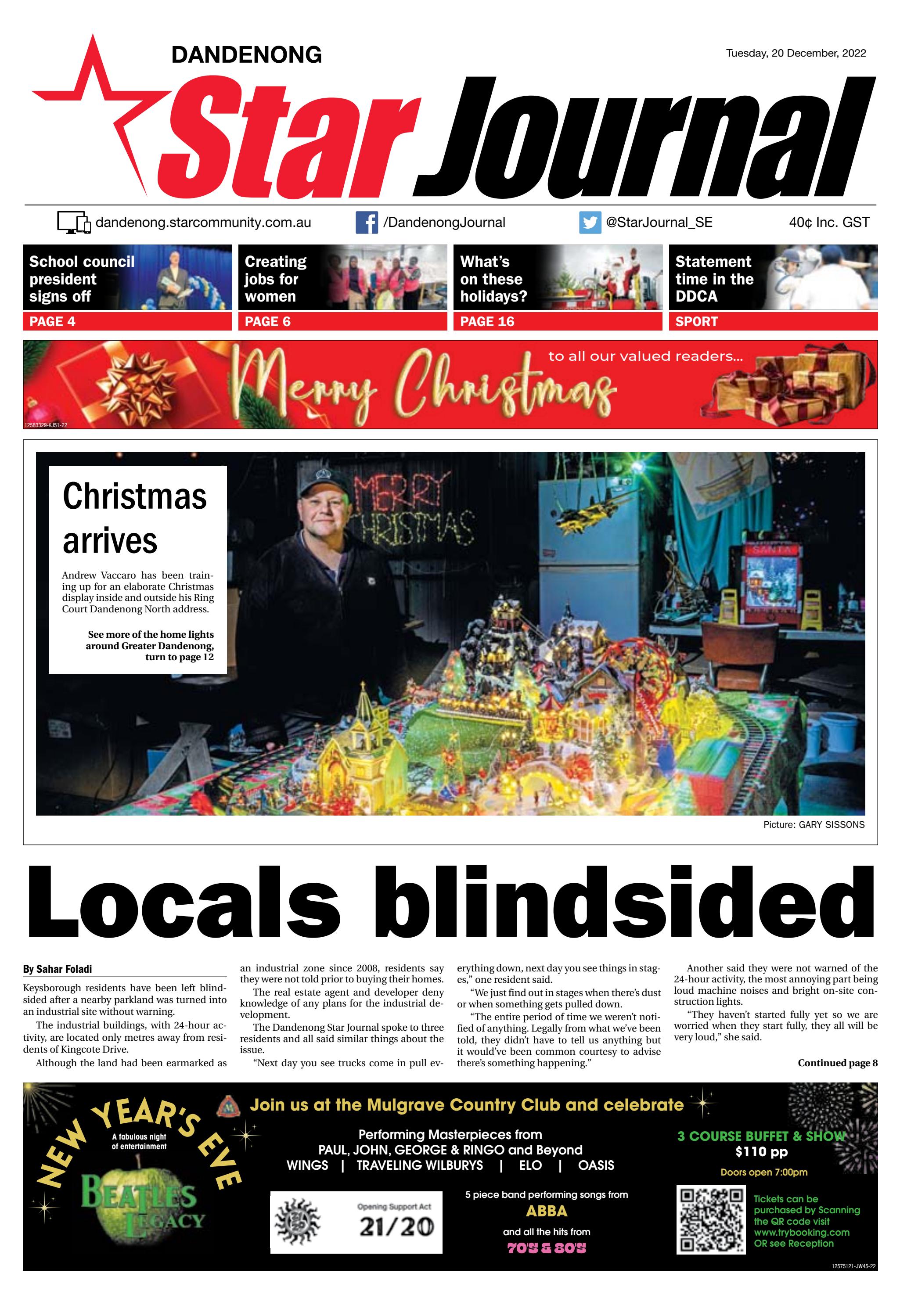 Dandenong Star Journal - 20th December 2022 by Star News Group - Issuu
