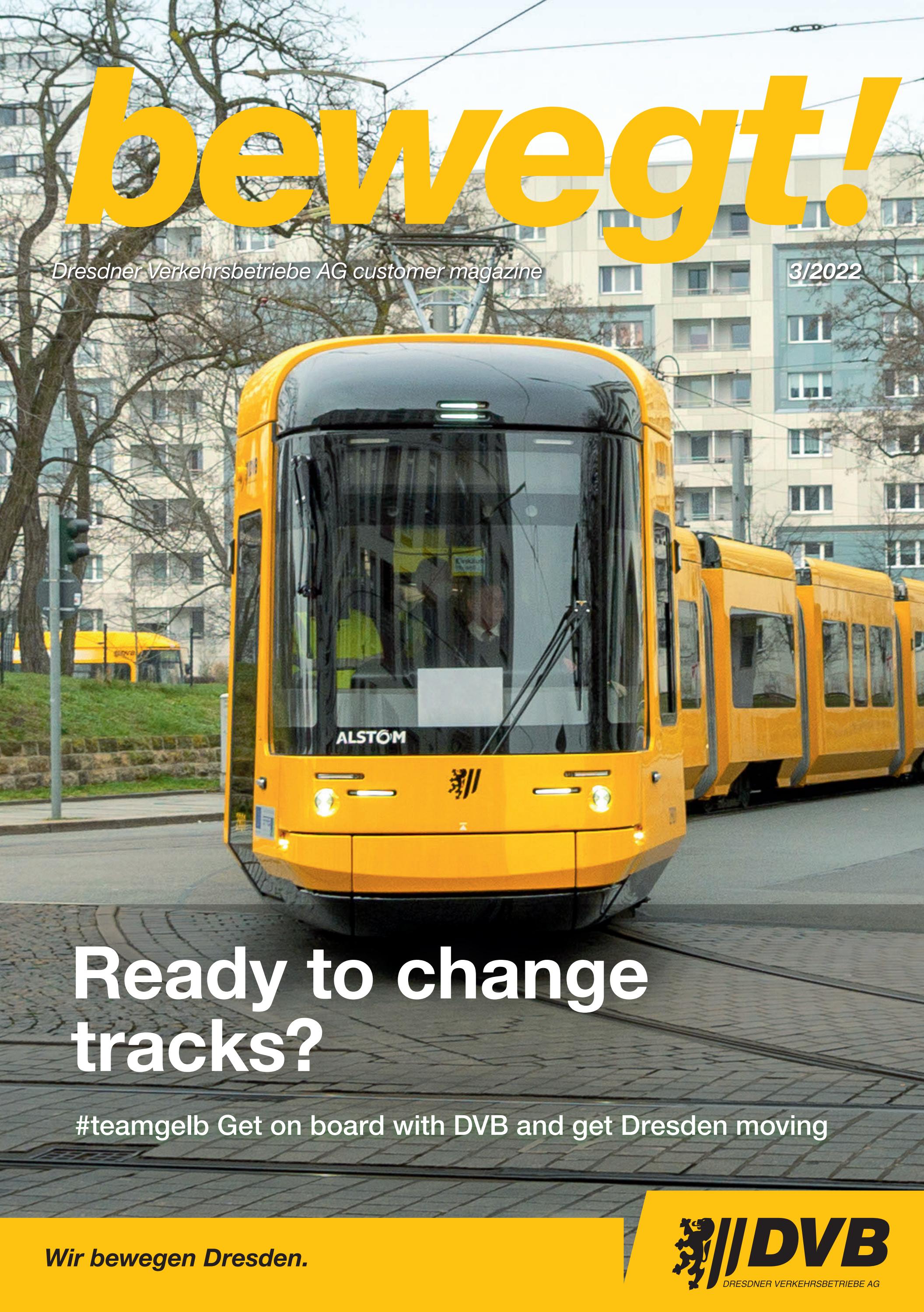 bewegt! 3/22 – DVB customer magazine by Dresdner Verkehrsbetriebe AG ...