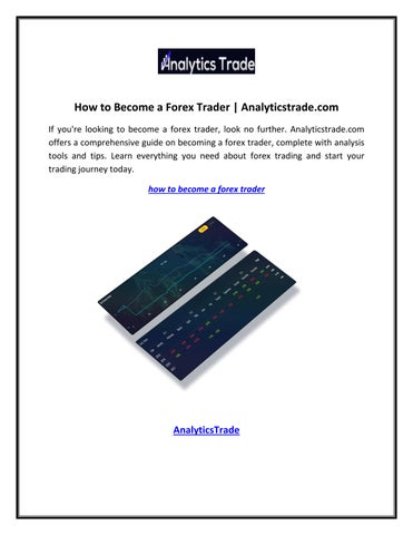 analyticstrade Publisher Publications - Issuu