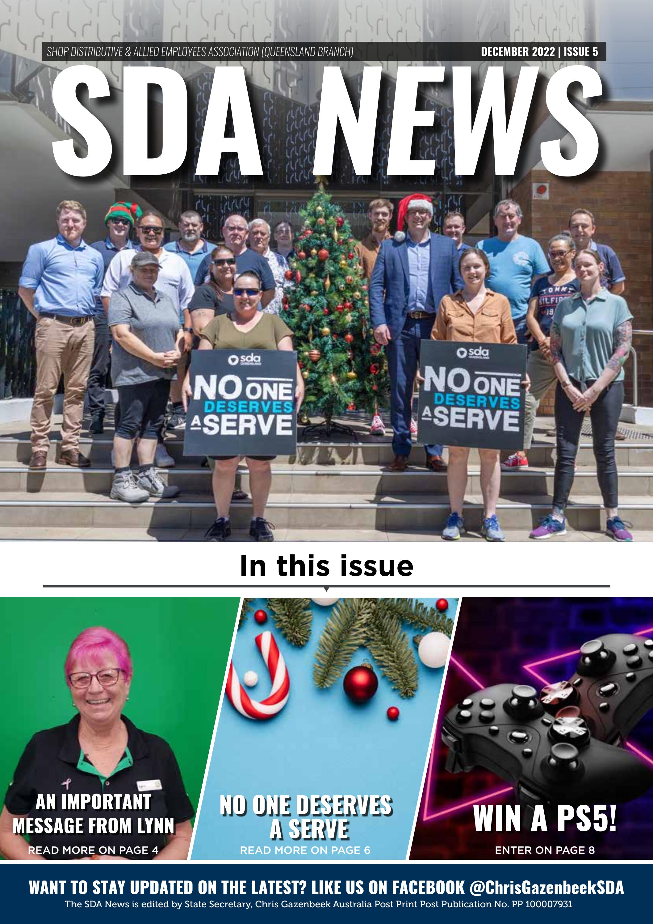 SDA News edition 5 2022 by SDA Queensland - Issuu