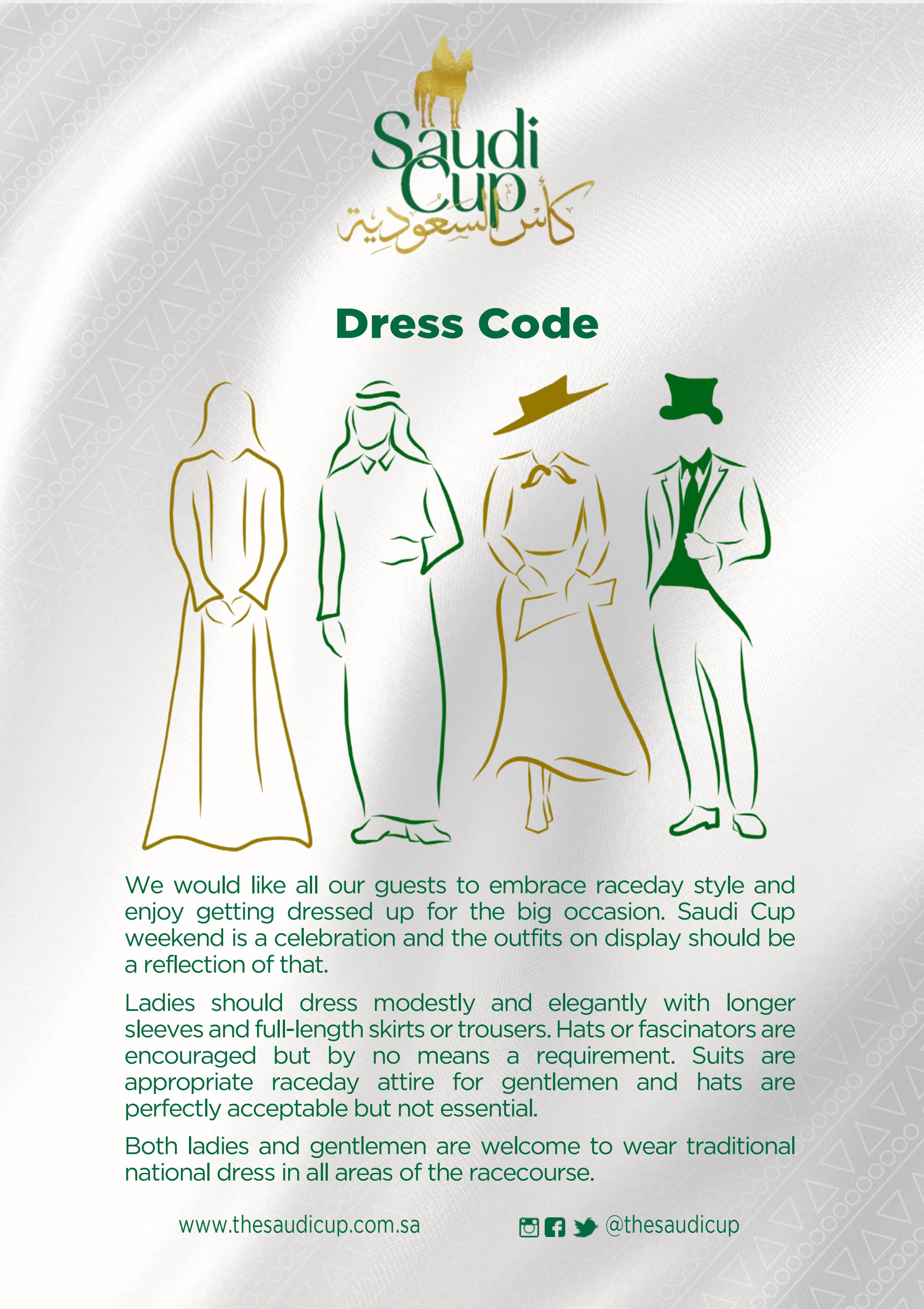 The Saudi Cup Dress Code by equestrian-jcsa - Issuu