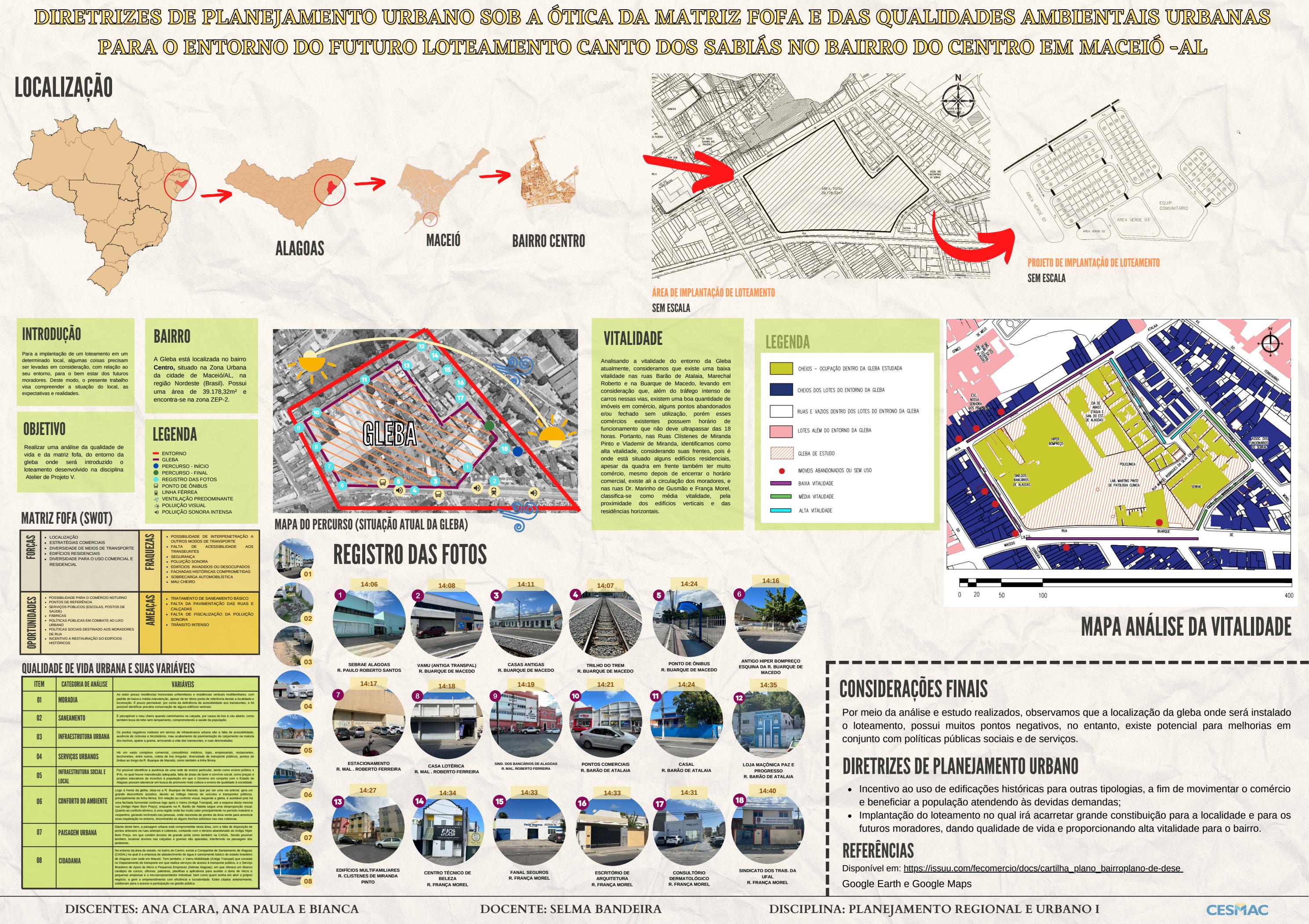 Diretrizes de planejamento urbano sob a ótica da matriz fofa e das ...