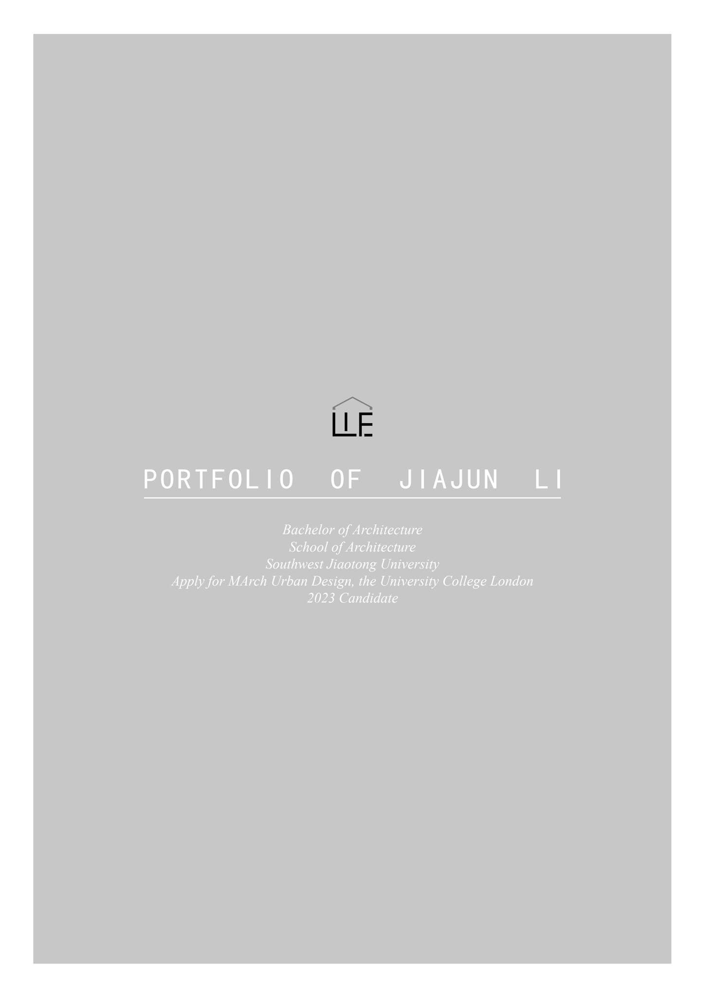 JIAJUN LI PORTFOLIO MArch UD by JiajunLi-BArch - Issuu