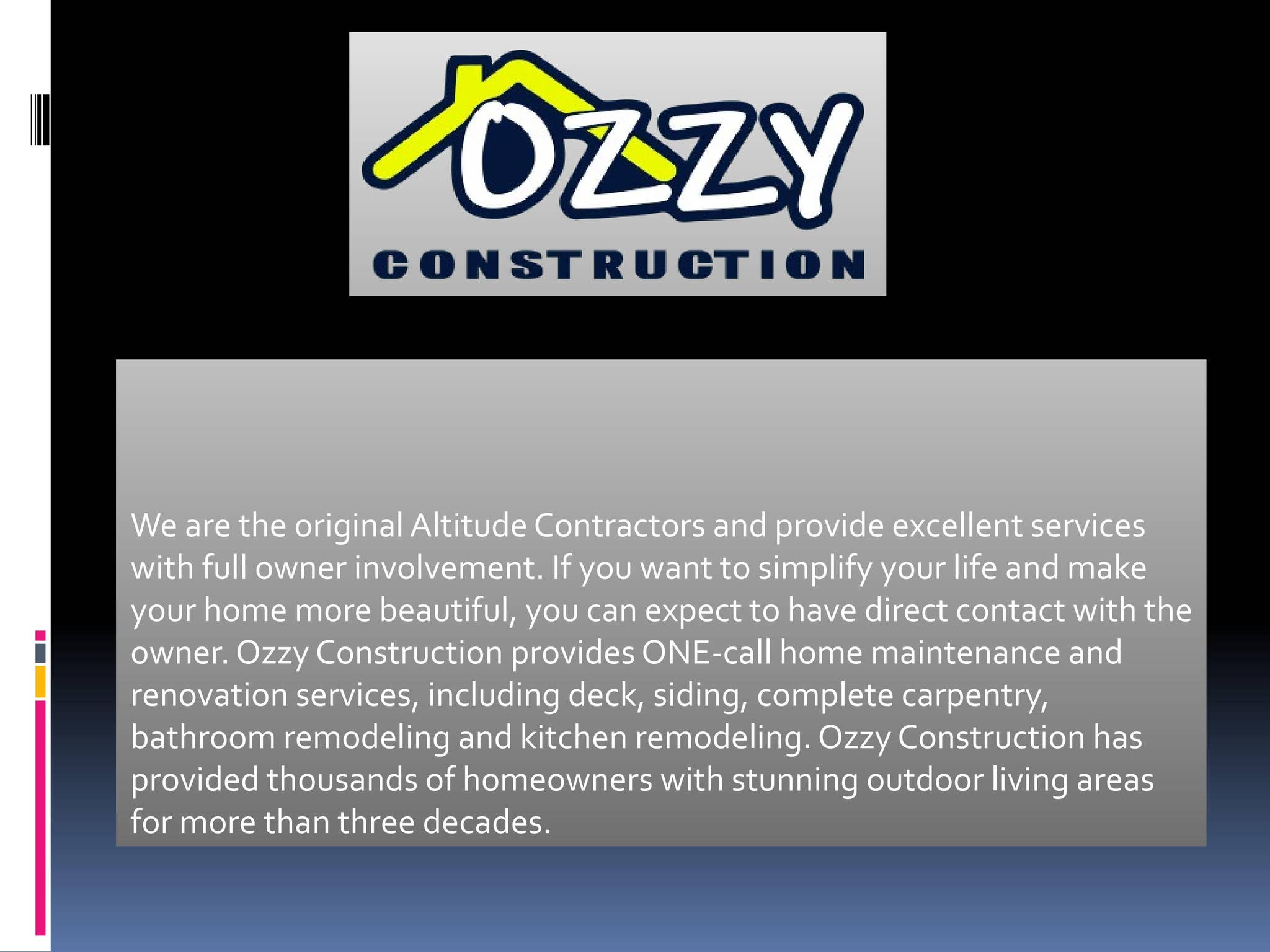 Ozzy Construction by Ozzyconstruction - Issuu