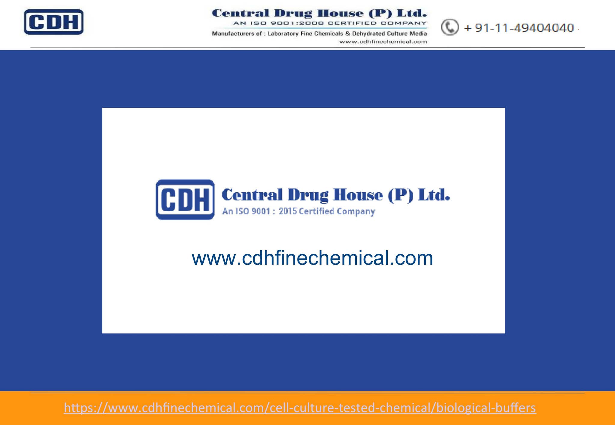 Biological buffers for Cell Culture Tested Chemical Manufacturers by ...