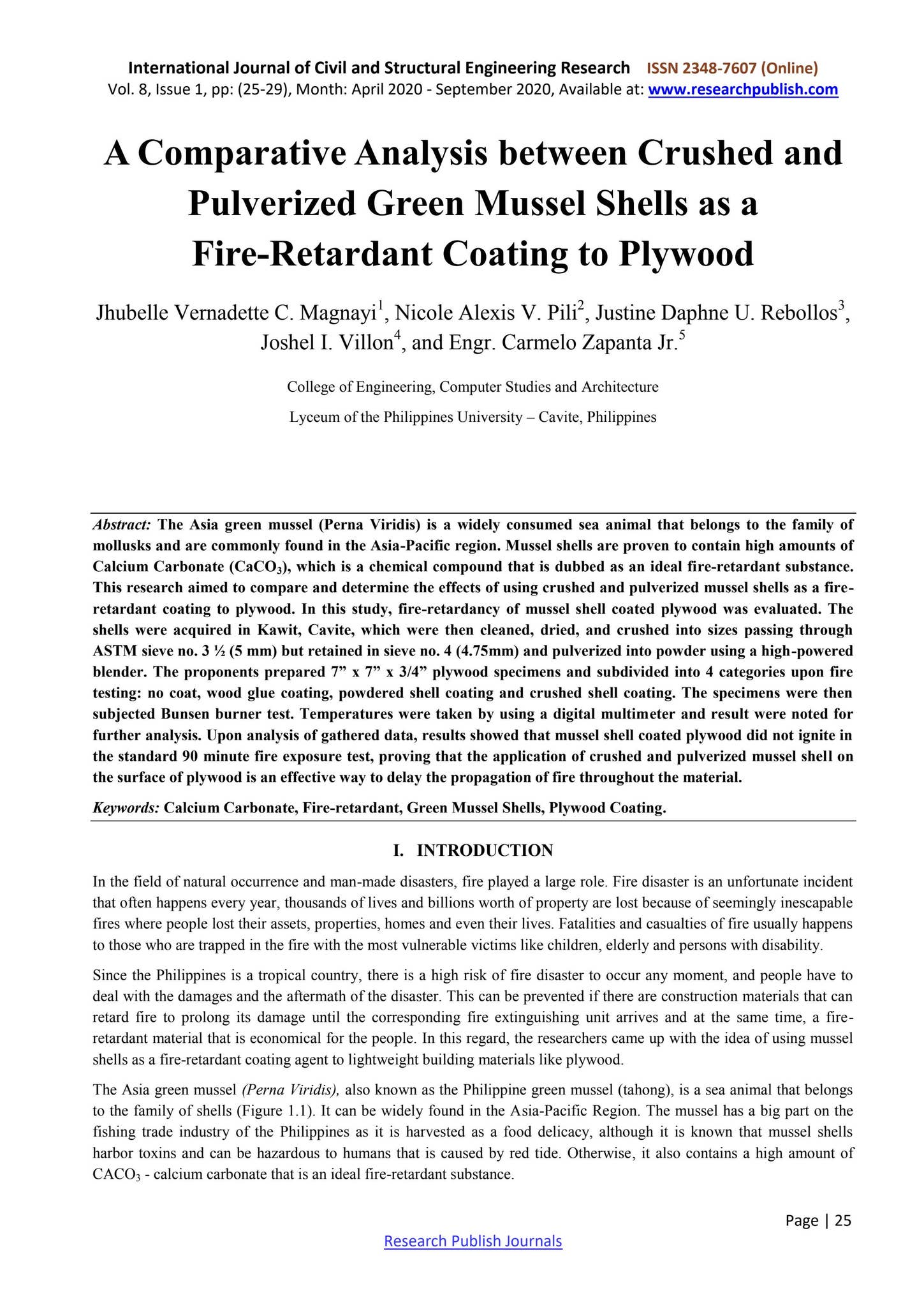 A Comparative Analysis between Crushed and Pulverized Green Mussel ...