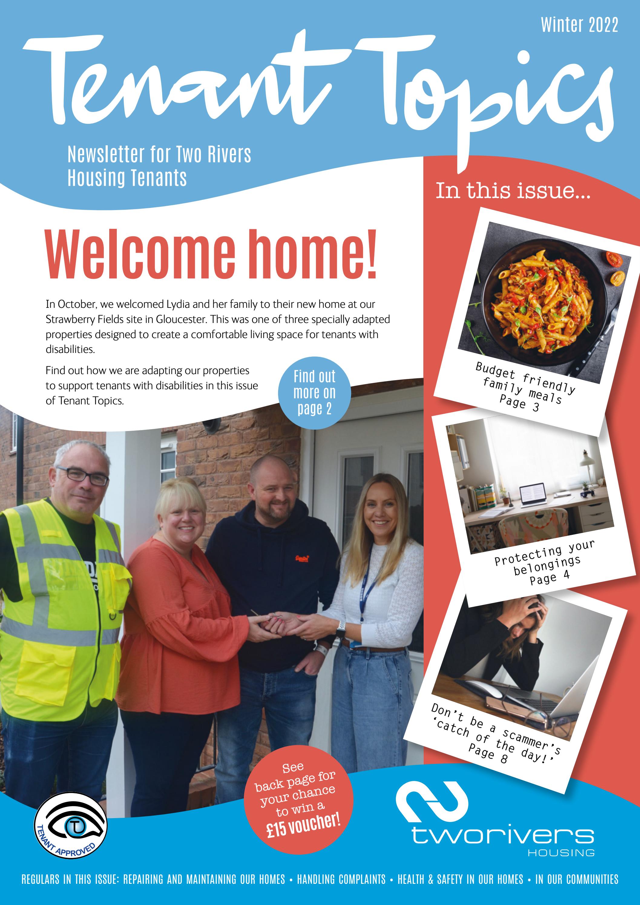 Tenant Topics Winter 2022 by Two Rivers Housing - Issuu