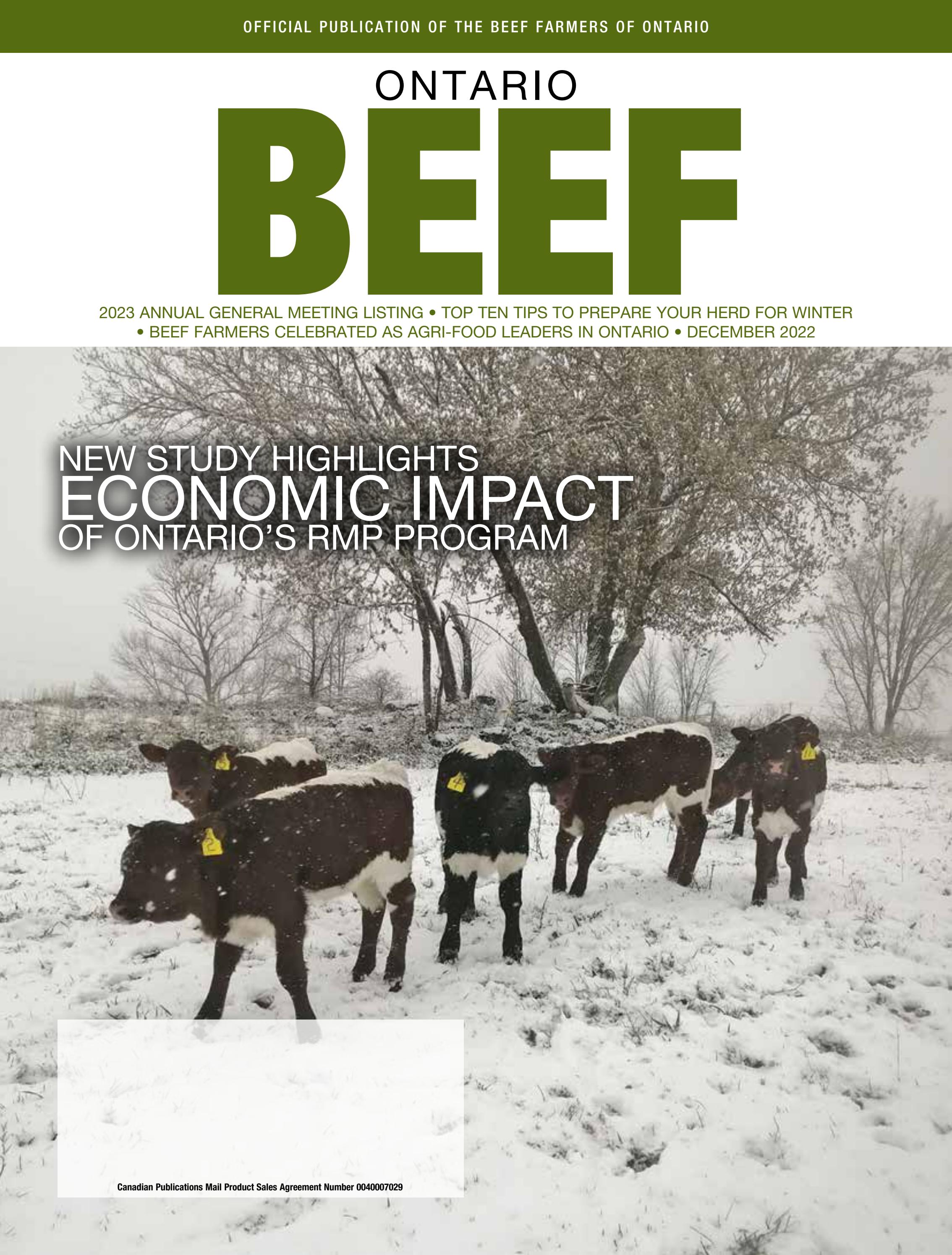 Ontario Beef - December 2022 by Ontario Beef Magazine - Issuu
