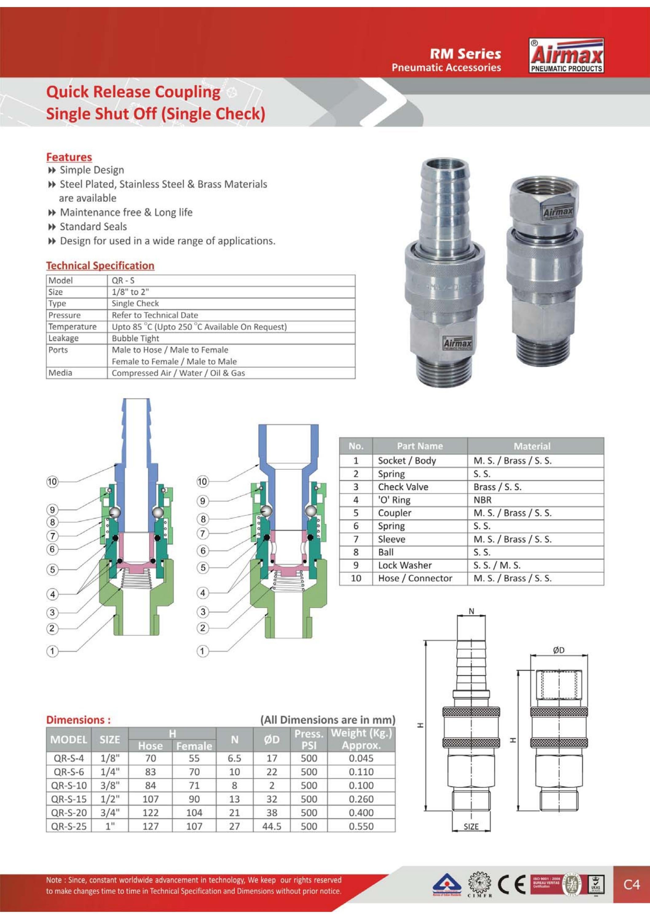 Pneumatic QRC Coupling by airmaxpneumatic - Issuu