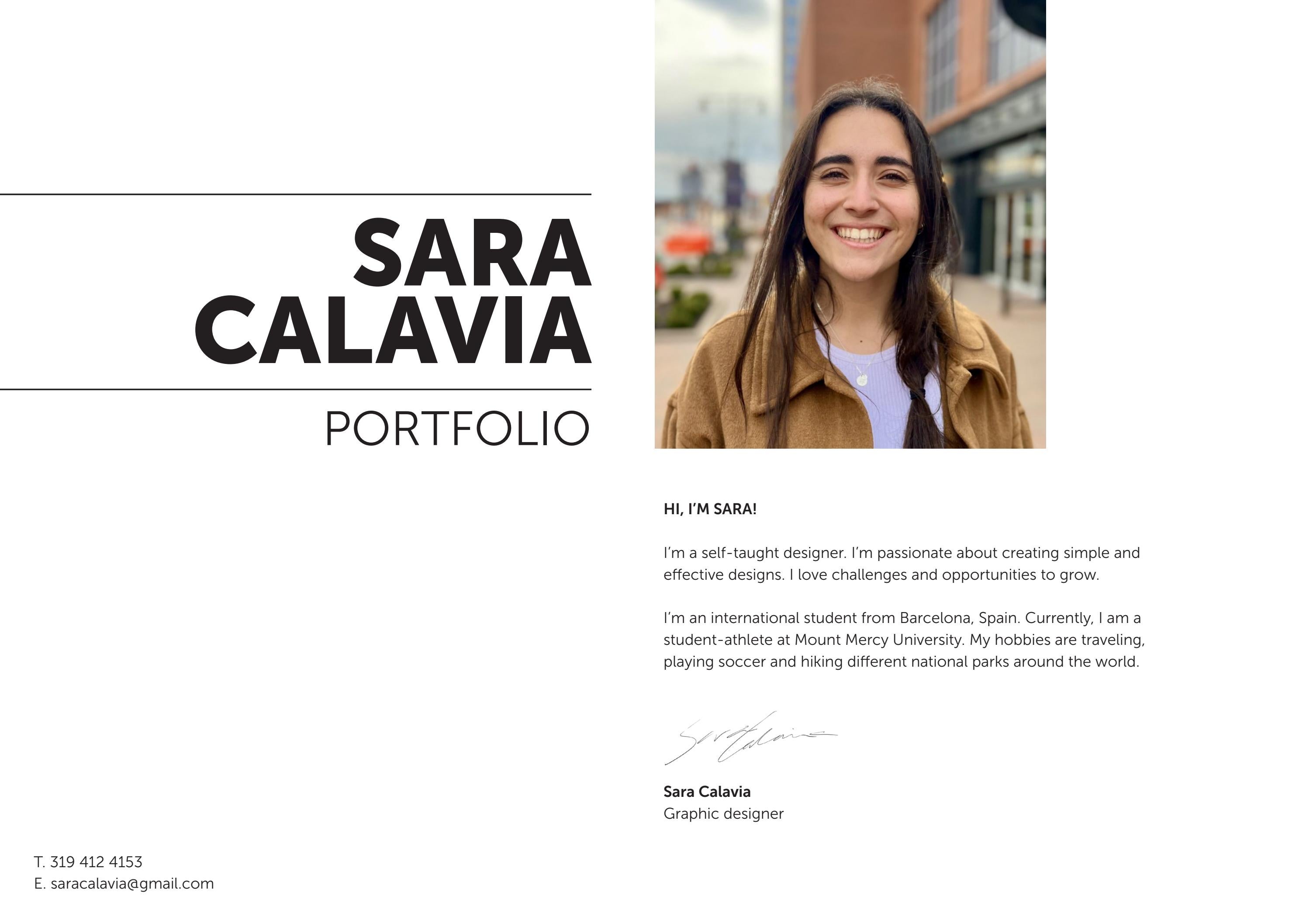 Sara Calavia's Portfolio by Sara Calavia - Issuu