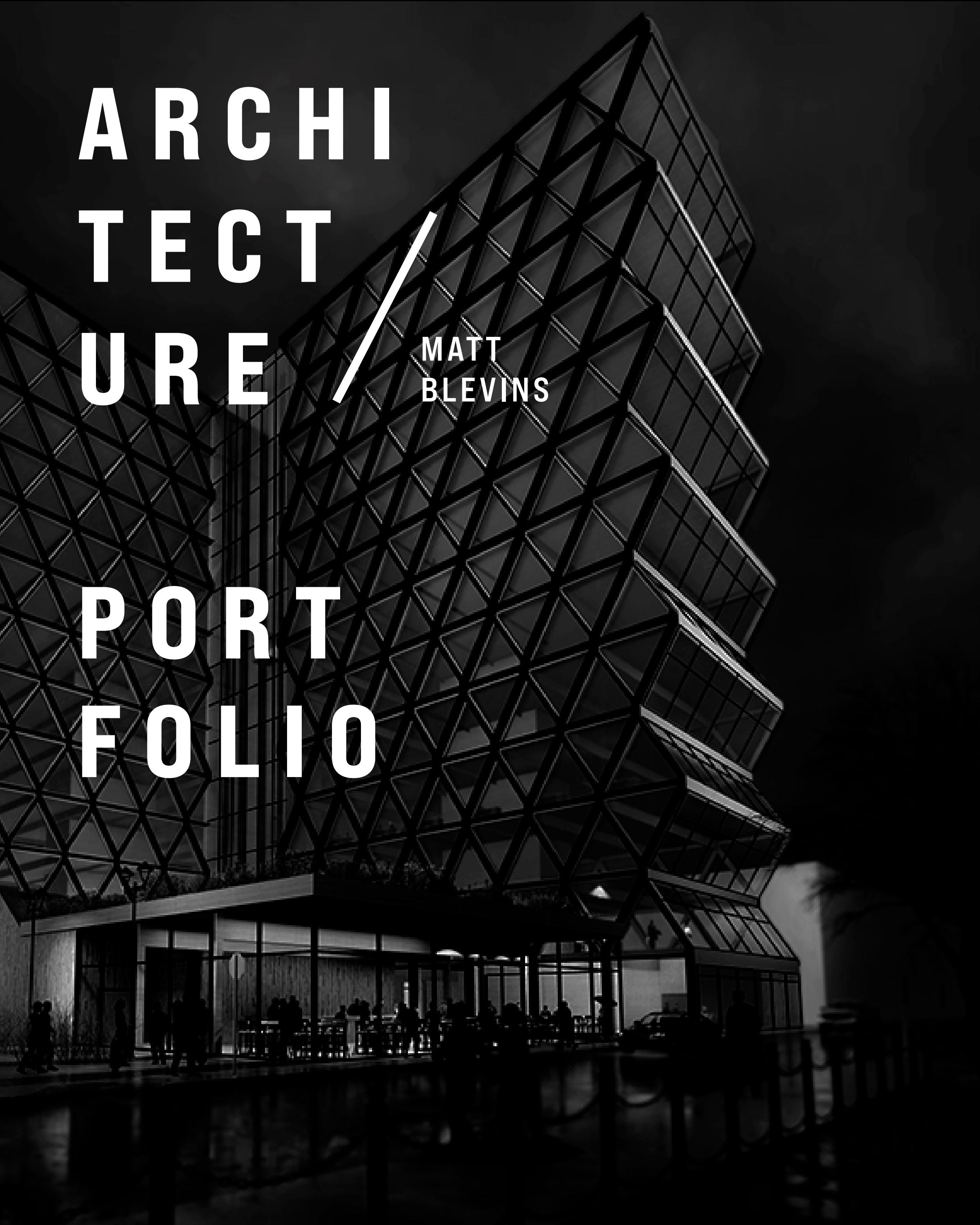 Matt Blevins | Undergraduate Portfolio by mattblevins - Issuu