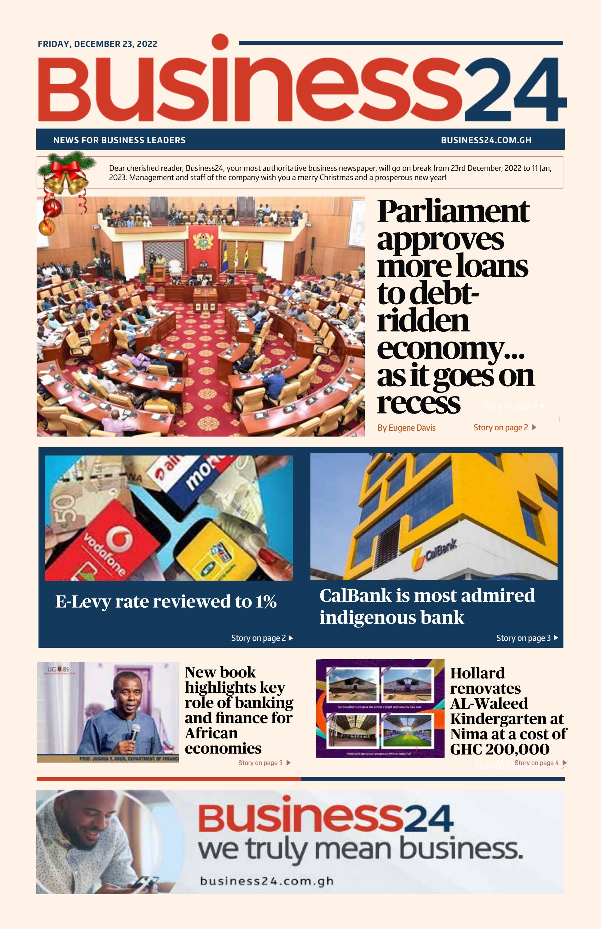 Business24 Newspaper 23 December 22 by Business24 Online - Issuu