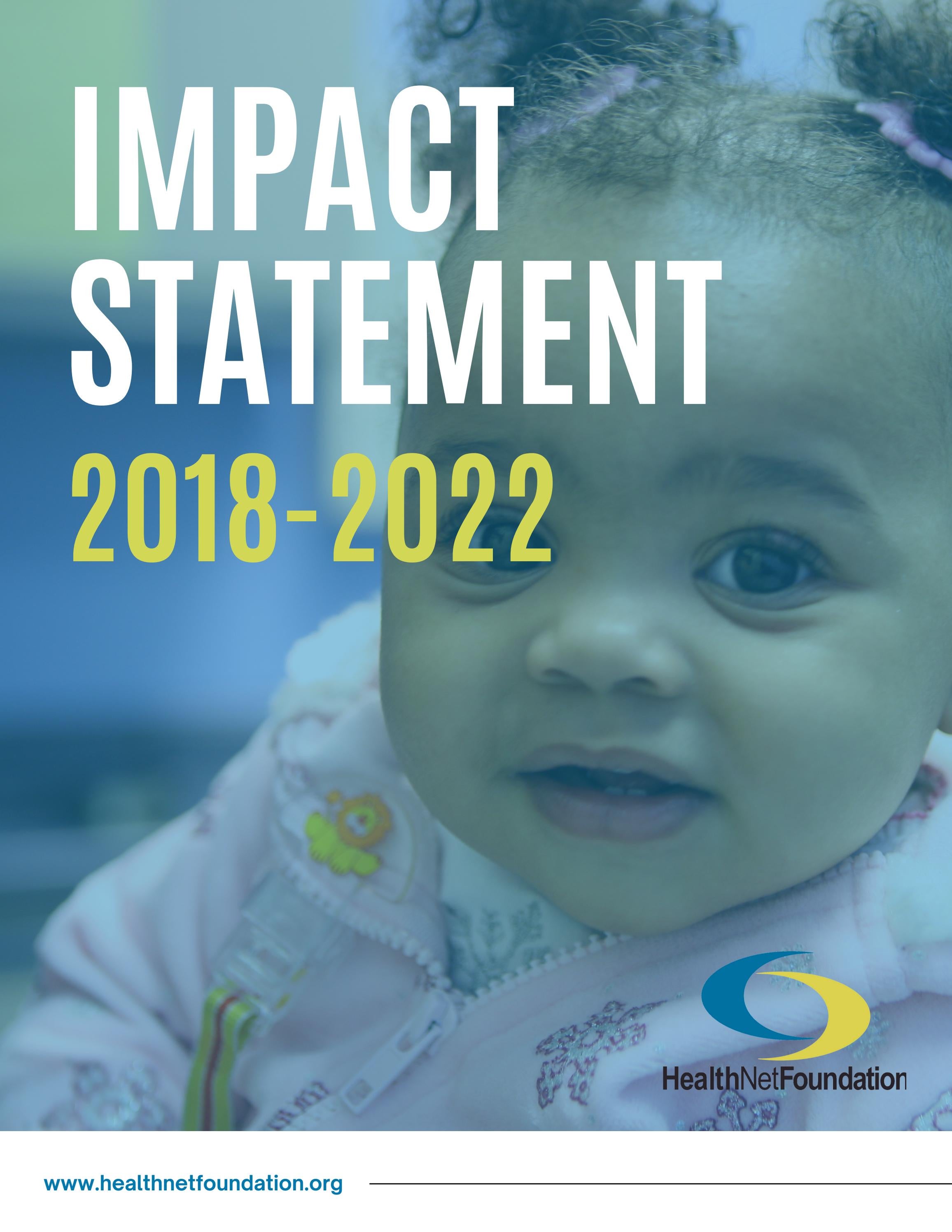 HealthNet Foundation Impact Statement 2018-2022 by HealthNetFoundation ...