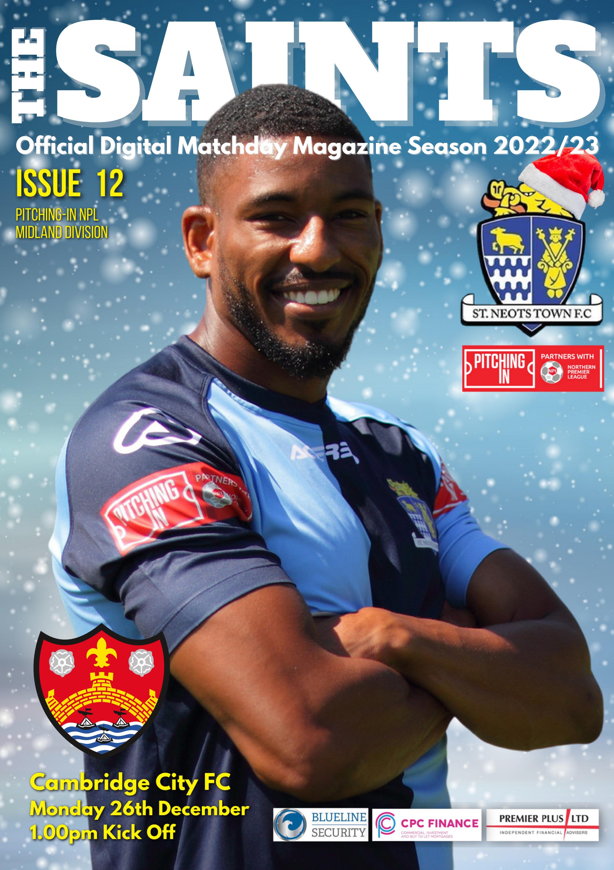 2022/23 - Issue Twelve - Cambridge City by St Neots Town Football Club ...