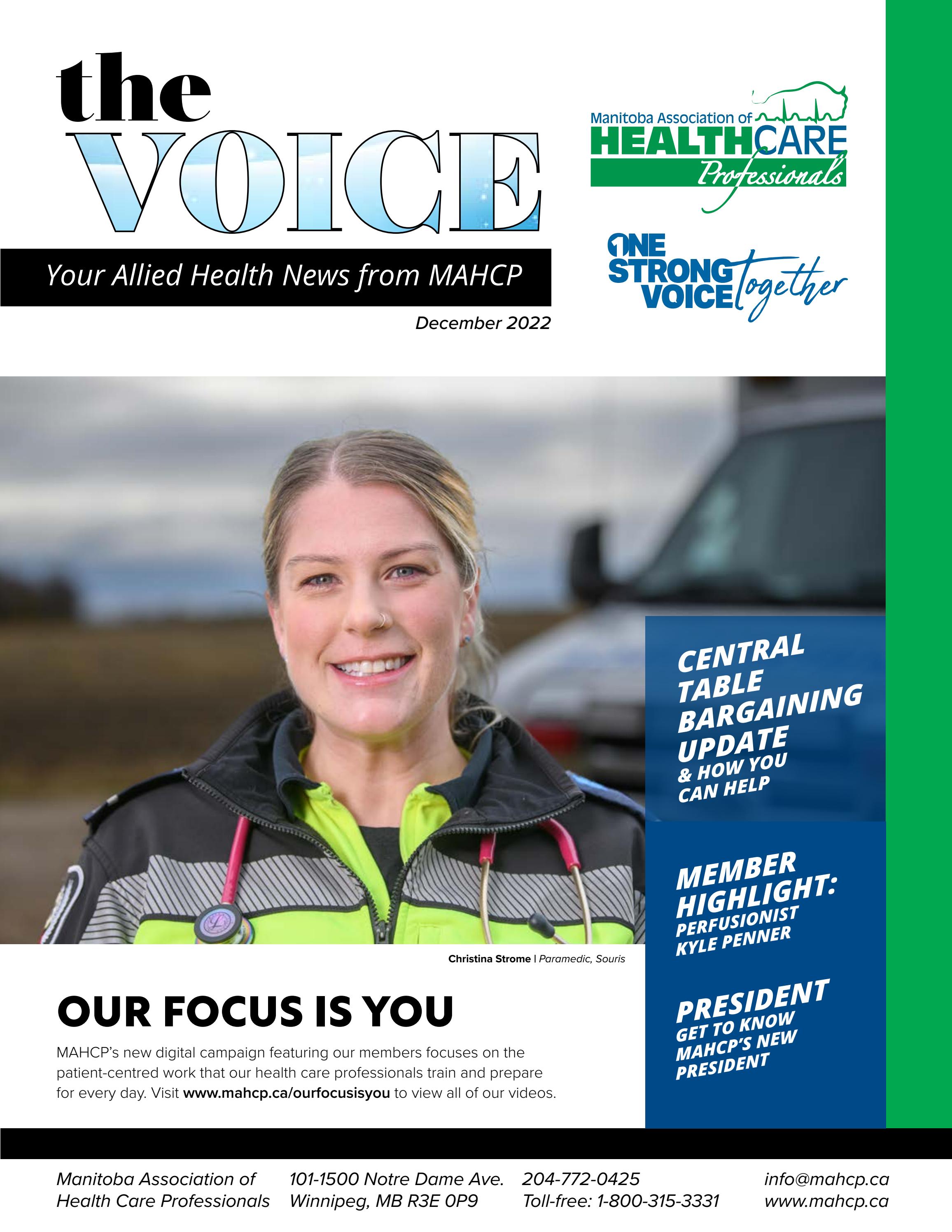 The Voice - December 2022 - Your Allied Health News from MAHCP by MAHCP ...