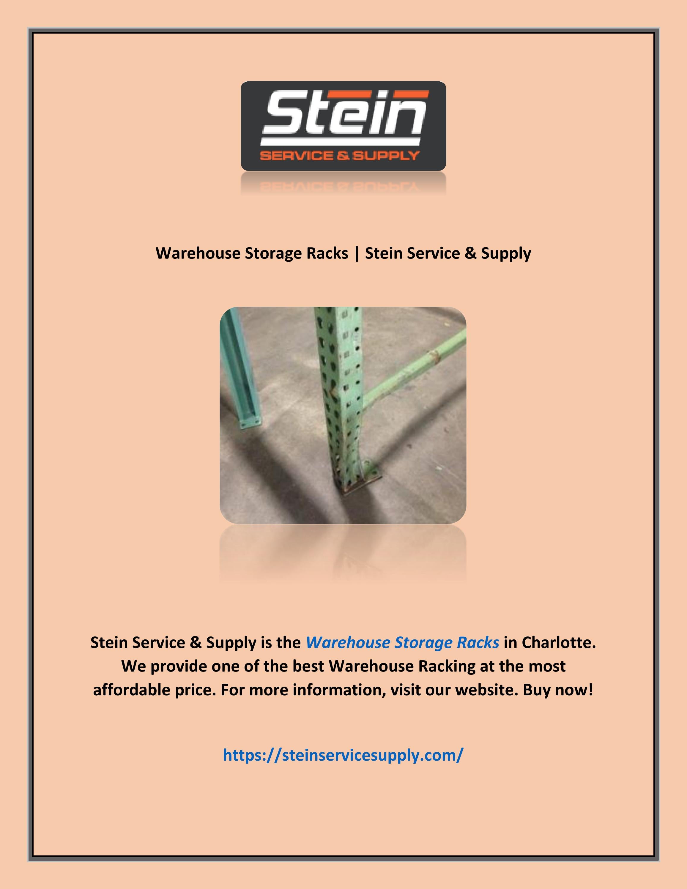 Warehouse Storage Racks | Stein Service & Supply by ...