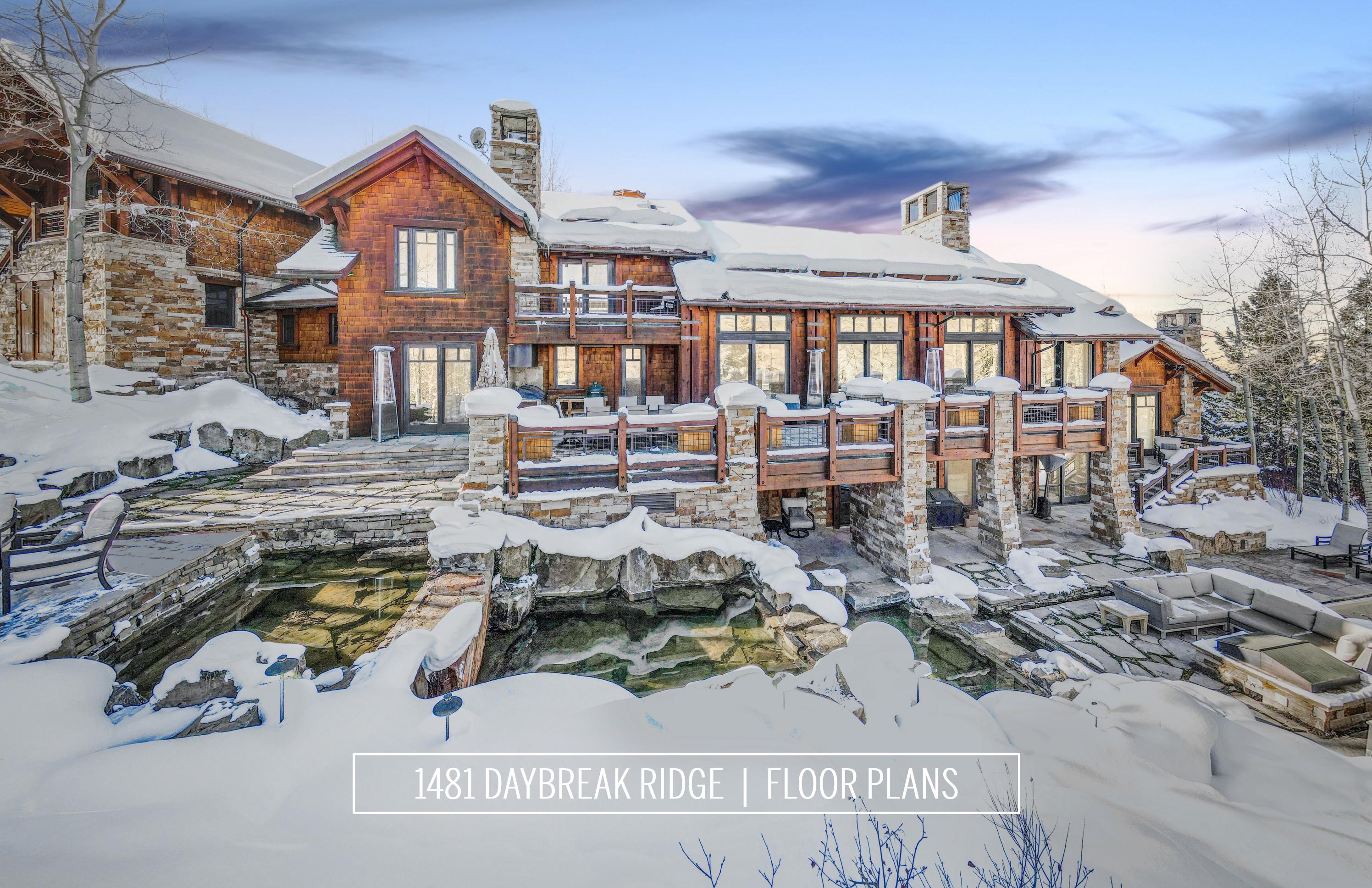 1481 Daybreak Ridge | Bachelor Gulch, Colorado | Floor Plans | Vail ...