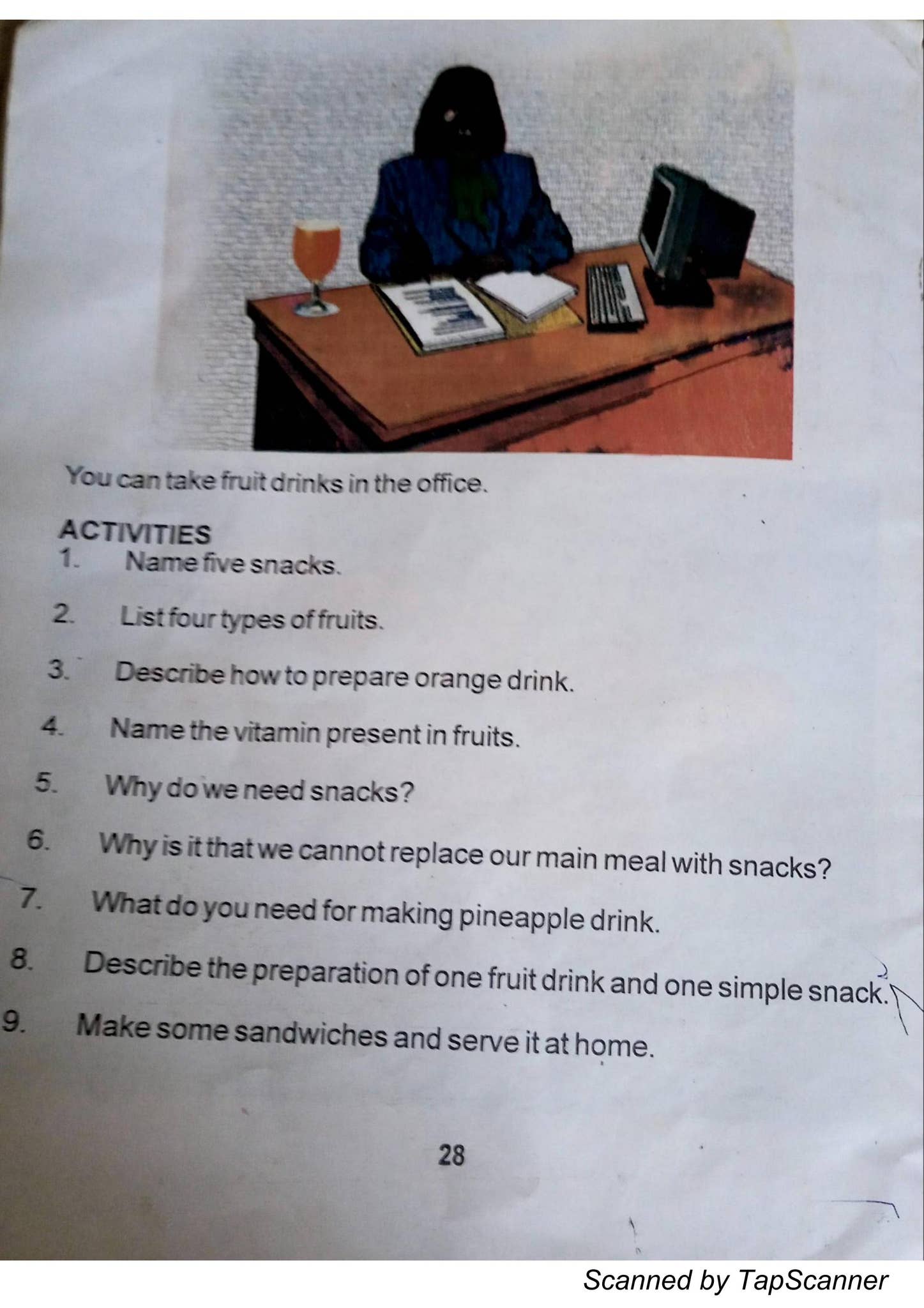 Assignment on snacks and fruit drinks by Gra chef - Issuu